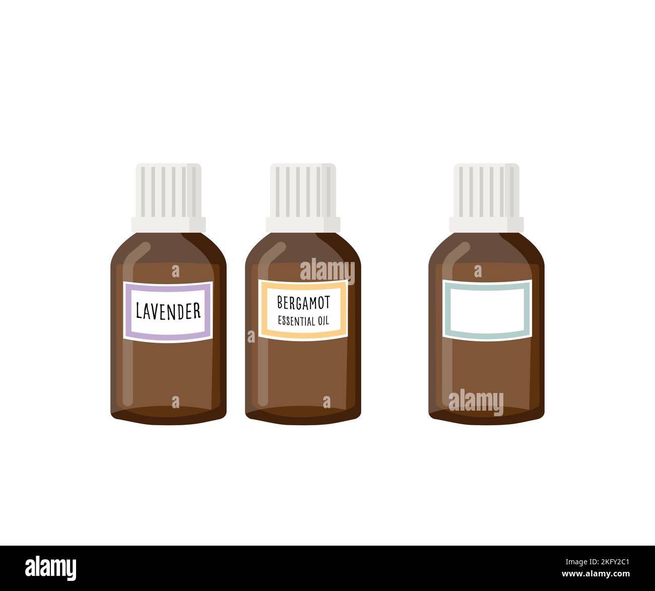 Essential Oil Bottles Vector Illustration Stock Vector Image And Art Alamy