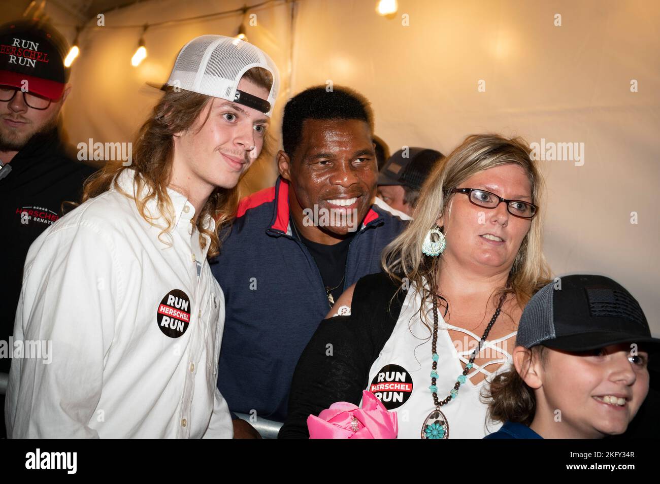 Raphael warnock rally hi-res stock photography and images - Alamy