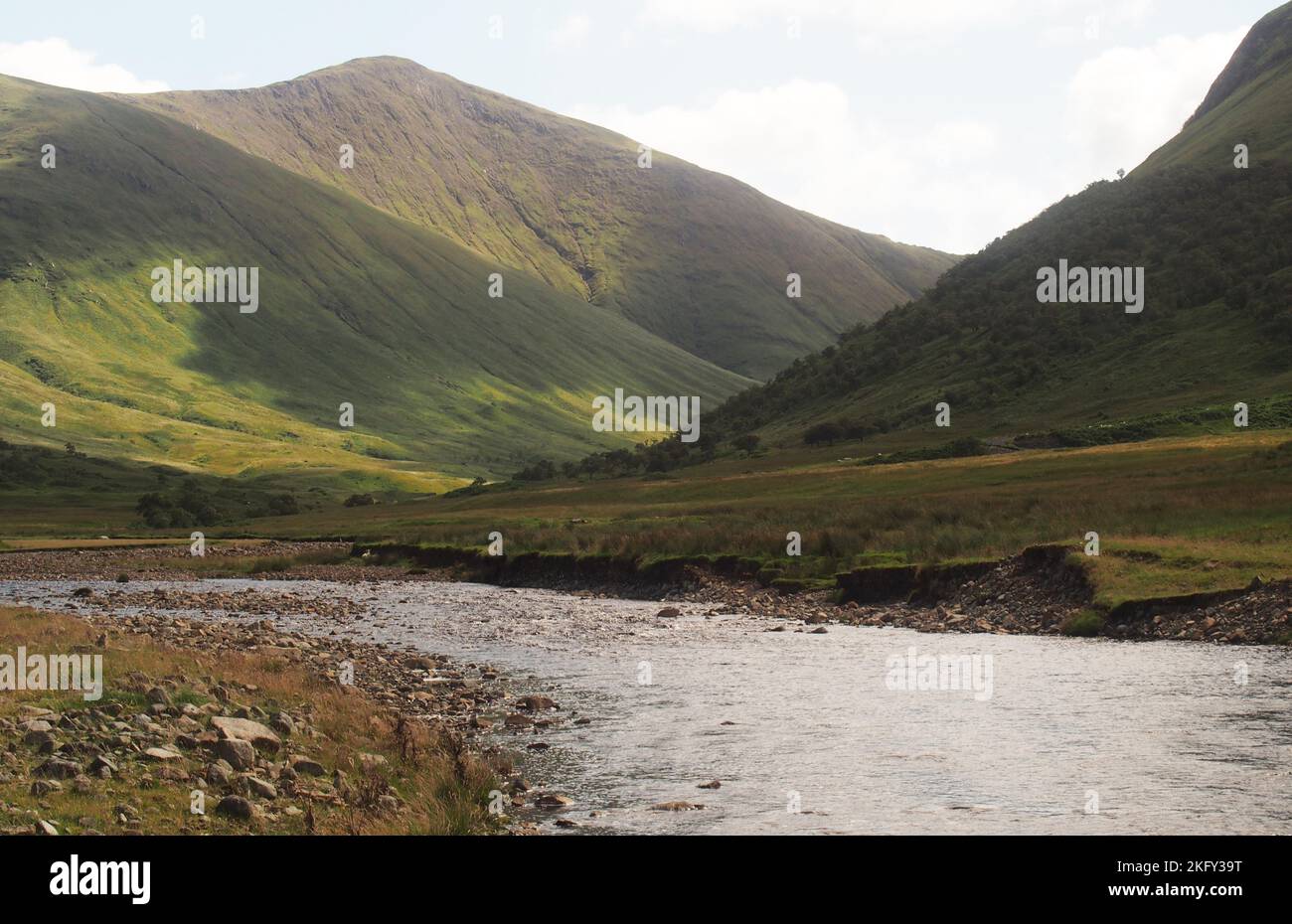 A view from the south eastern end of Loch Ba, Mull, Scotland. UK ...
