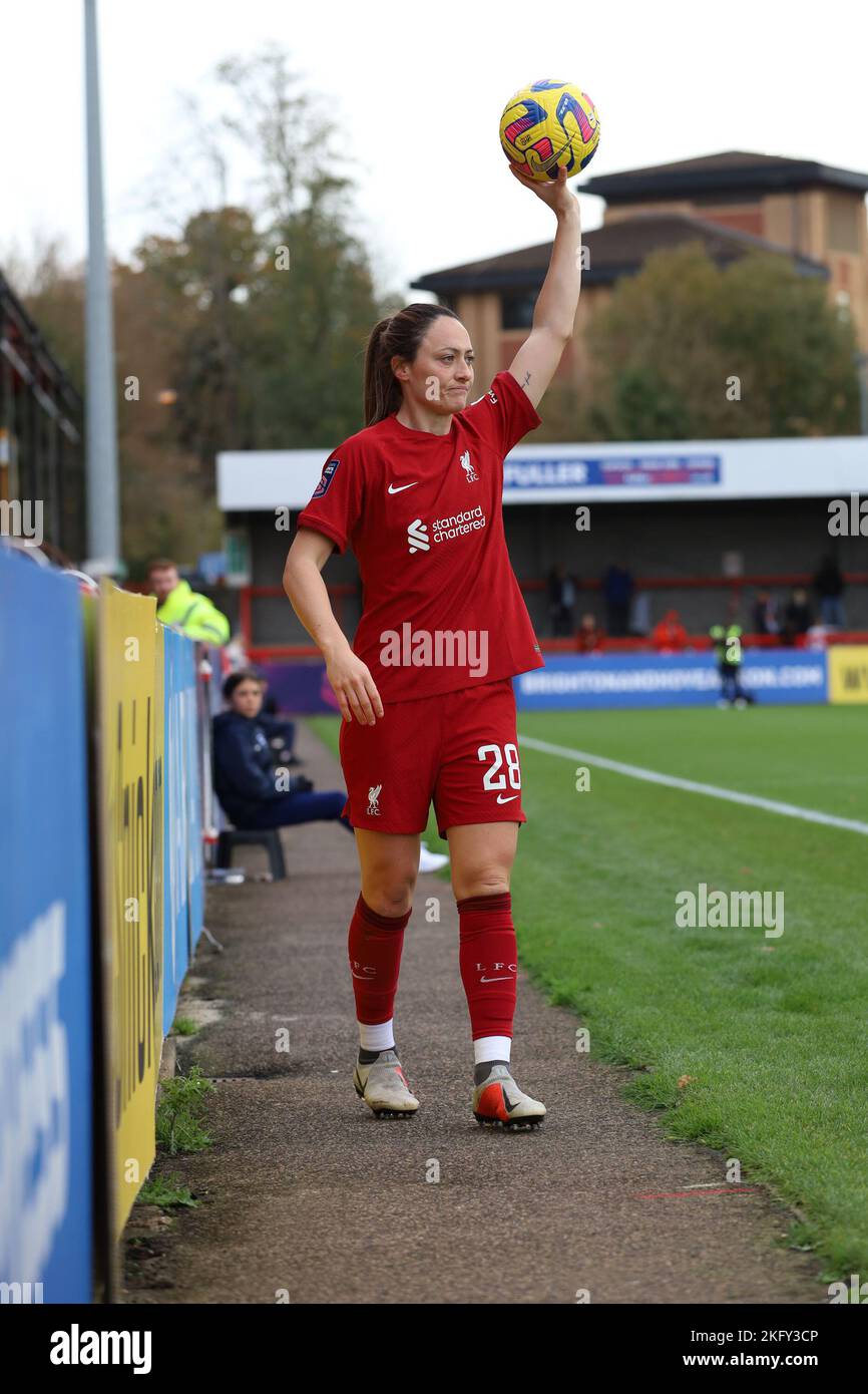 Crawley, UK. 20th Nov, 2022. Broadfiled Stadium, Crawley Town, UK ...