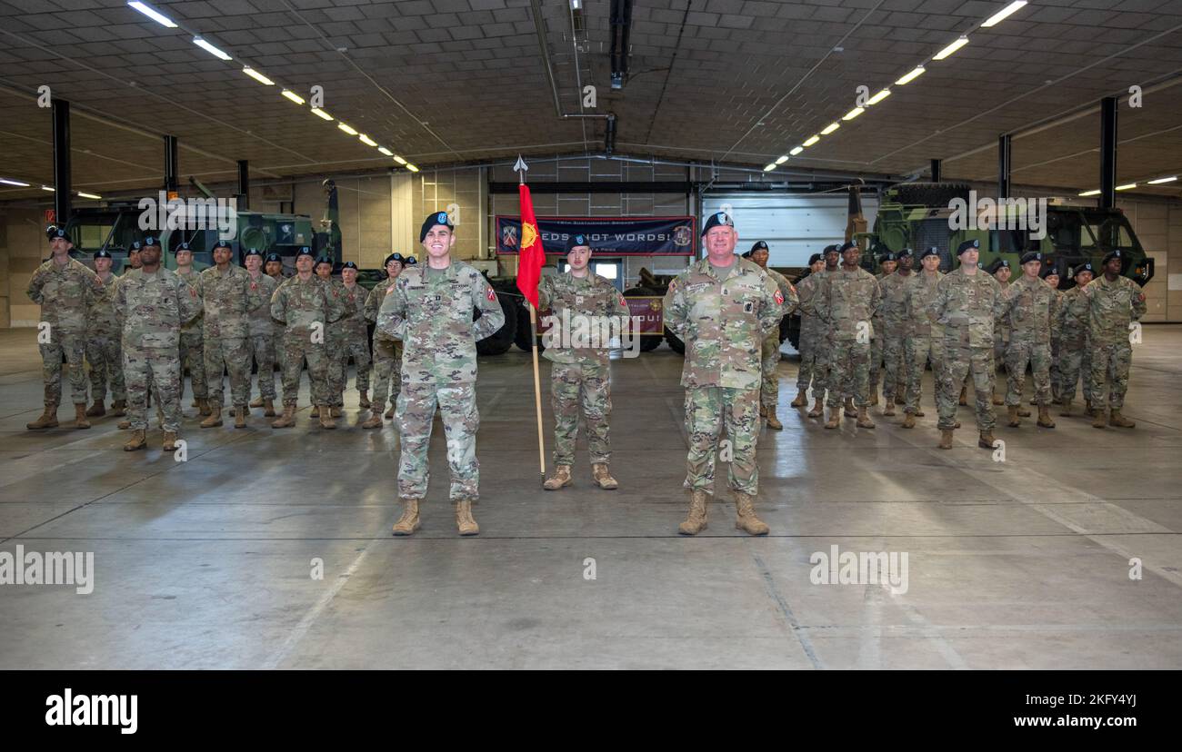 U.S. Soldiers with the 42d Transportation Company Command Team ...