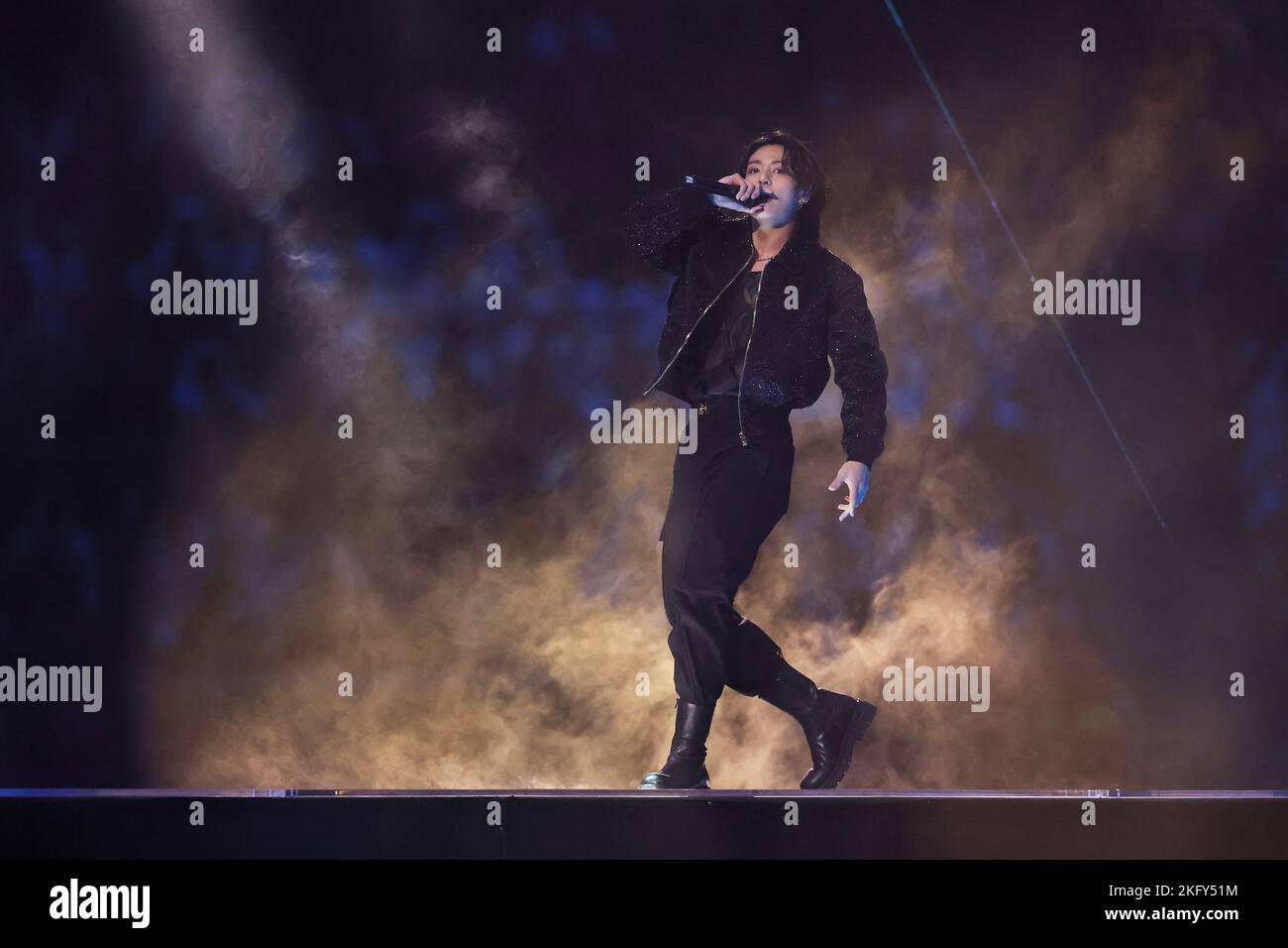 Al Khor, Qatar. 20th Nov, 2022. Jung-Kook (BTS) Football/Soccer : FIFA ...