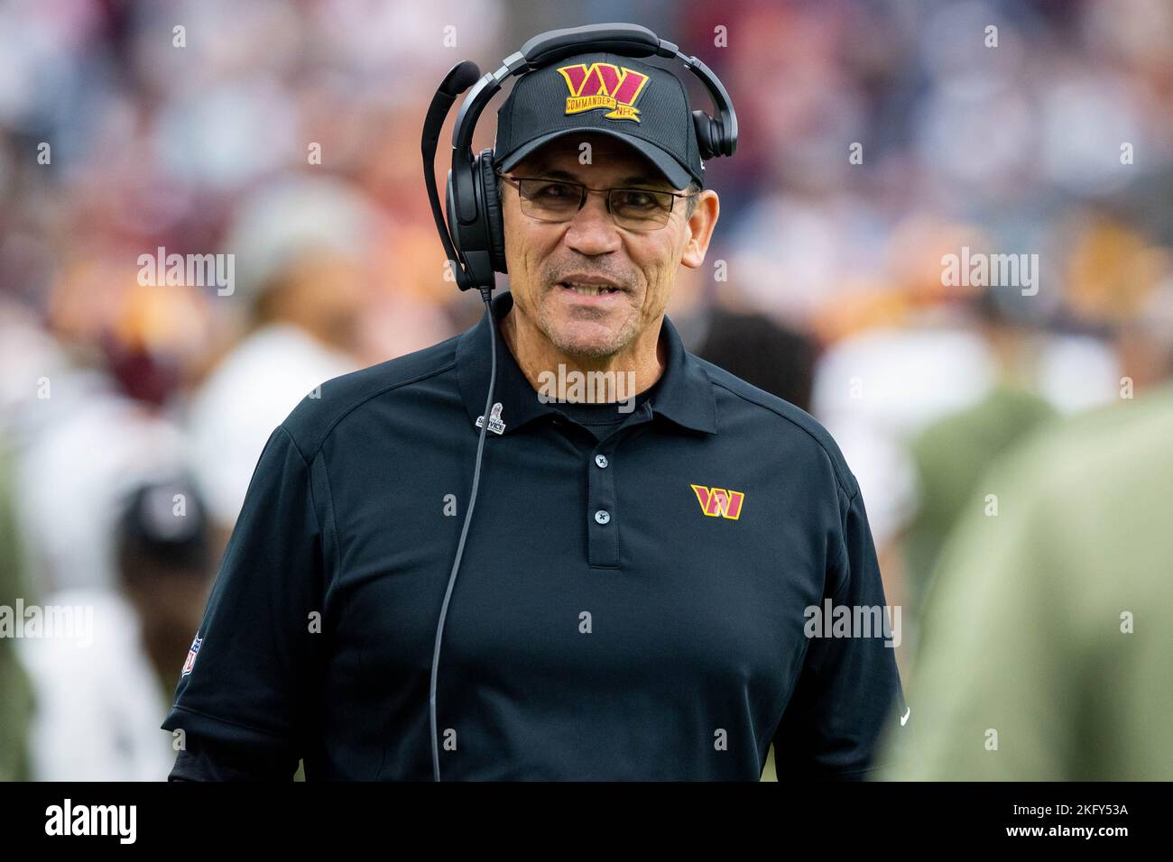 November 20, 2022: Washington Commanders head coach Ron Rivera during a ...