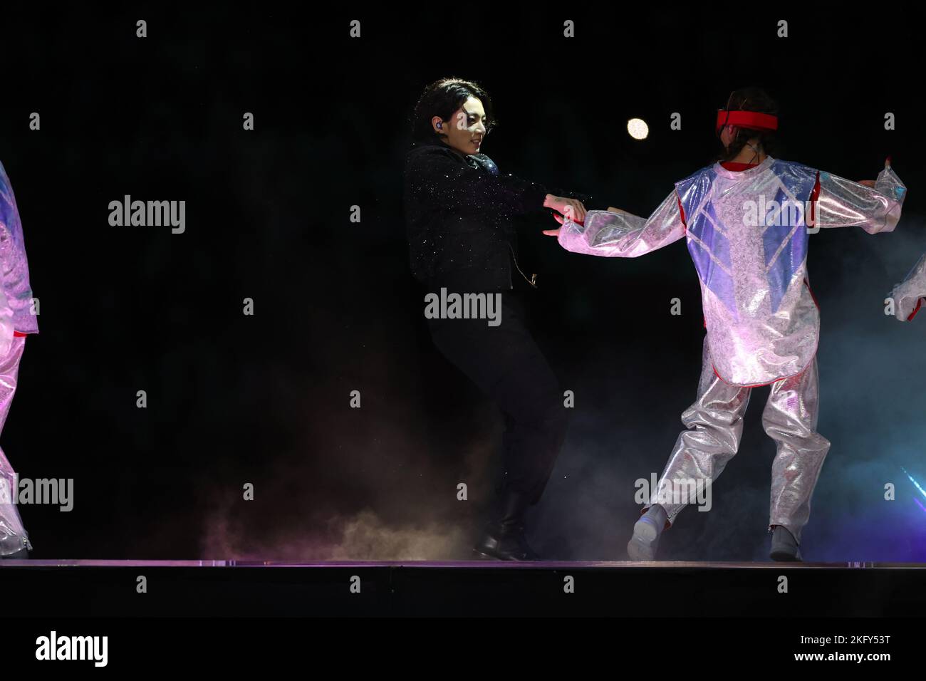 Al Khor, Qatar. 20th Nov, 2022. Jung-Kook (BTS) Football/Soccer : FIFA ...