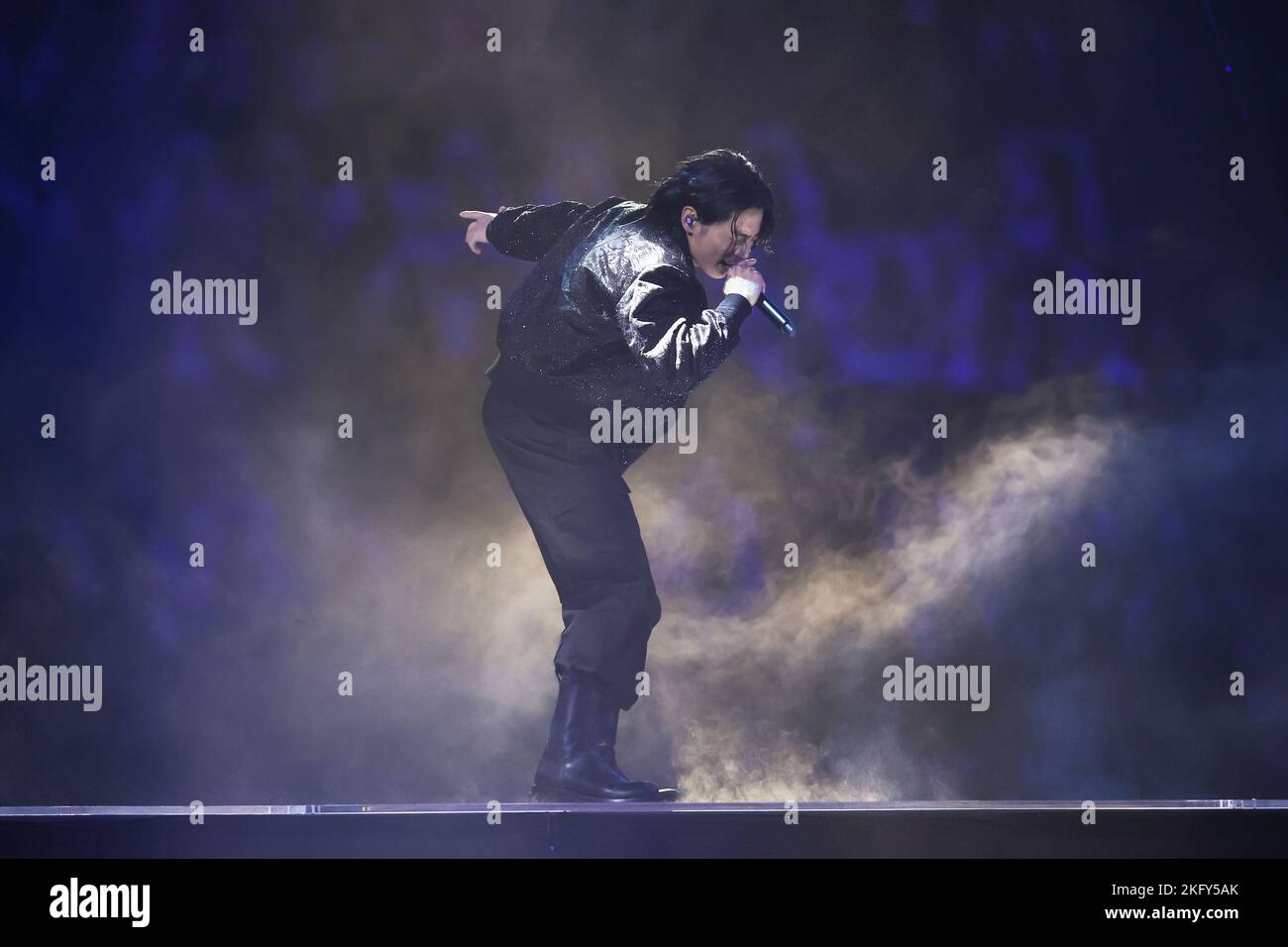 Al Khor, Qatar. 20th Nov, 2022. Jung-Kook (BTS) Football/Soccer : FIFA ...