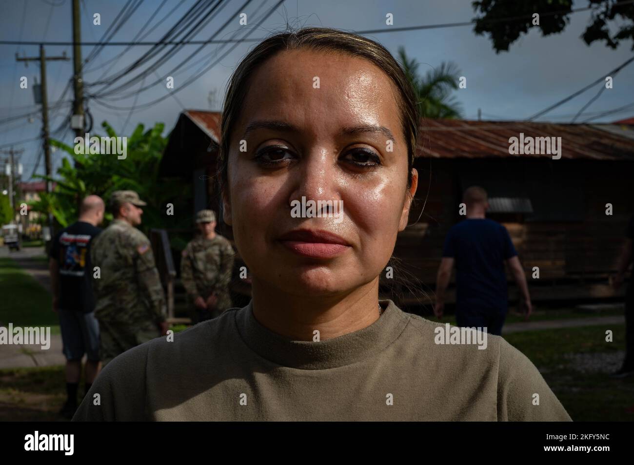 U.S. Army CPT Yessenia Acosta, facilitator of a base-wide MASCAL ...