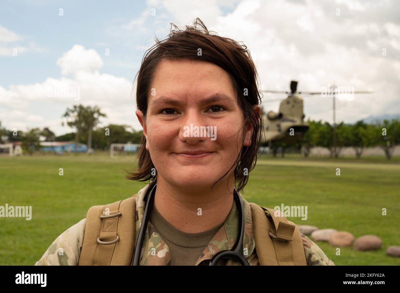 U.S. Army SGT Reba Beaver, medical expert at Soto Cano Air Base ...