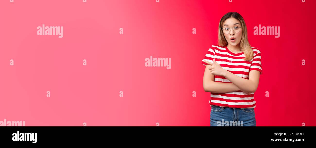 Portrait wondered girl in hi-res stock photography and images - Alamy