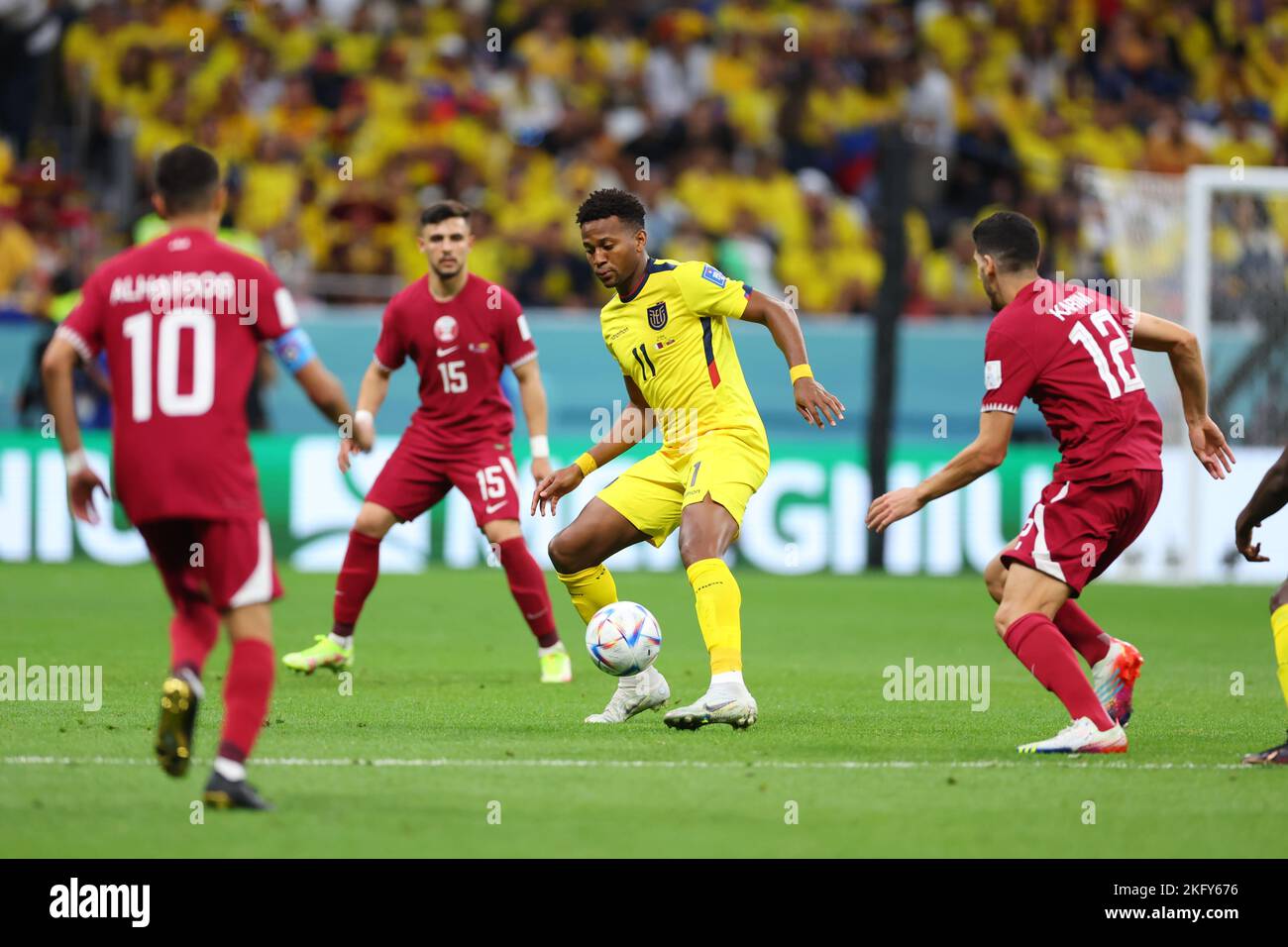 Al Khor, Qatar. 20th Nov, 2022. Michael Estrada (ECU) Football/Soccer ...