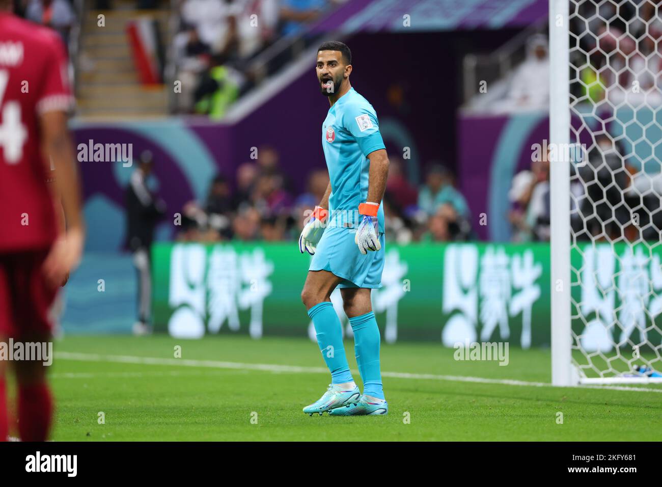 Al Khor, Qatar. 20th Nov, 2022. Saad Al Sheeb (QAT) Football/Soccer ...