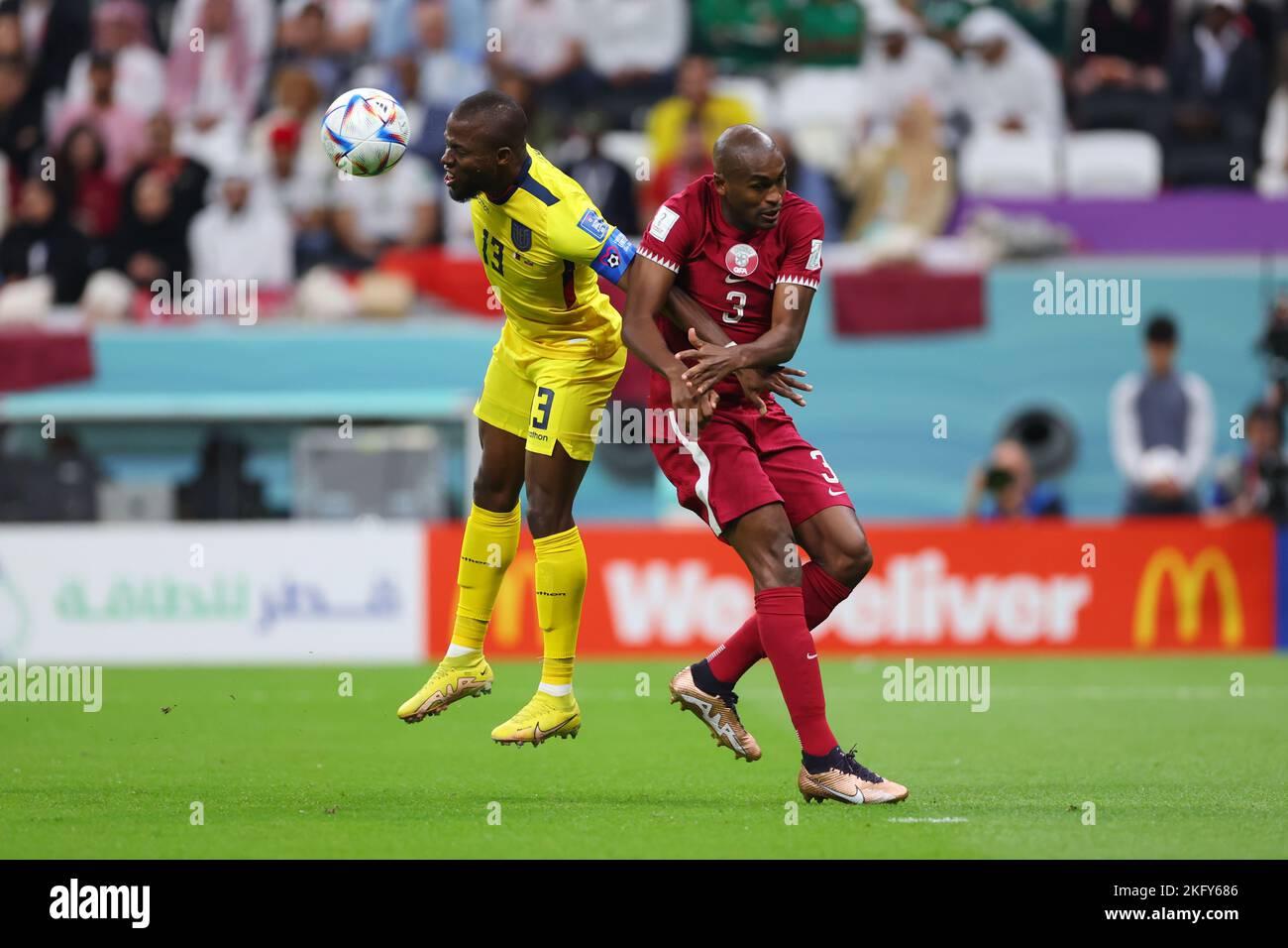 Al Khor, Qatar. 20th Nov, 2022. (L to R) Enner Valencia (ECU ...