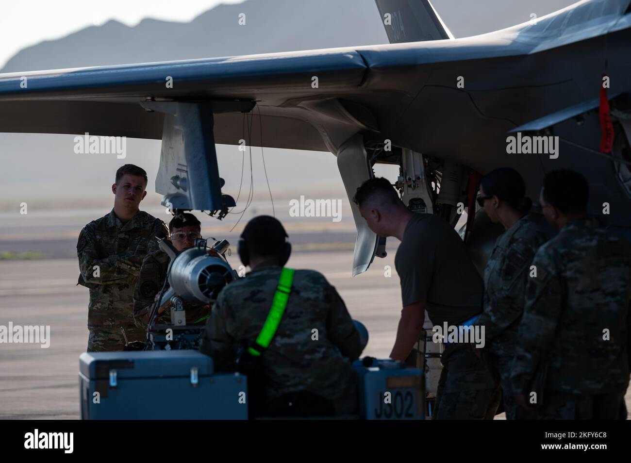 57th Maintenance Group Aircraft Armament Systems specialists load ...