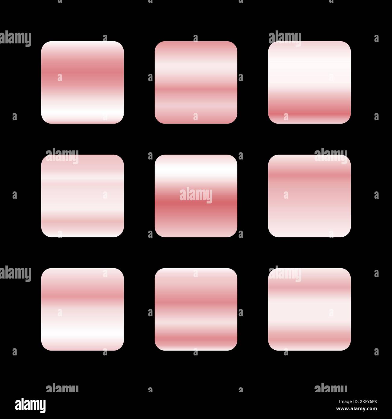 A vector illustration of the nine squares on a black background Stock ...