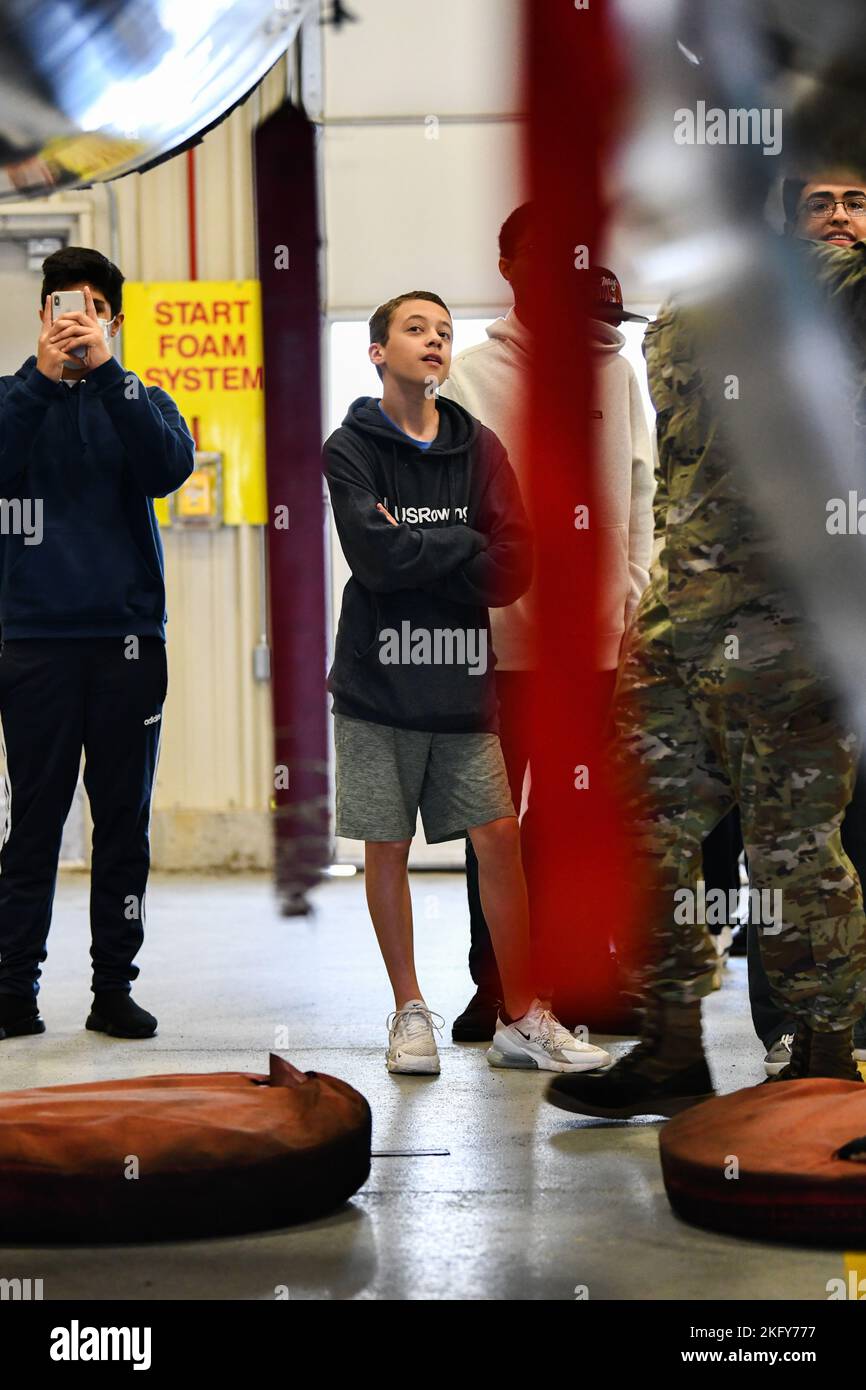 Students from Torrington High School attend a tour Oct. 14, 2022, at ...