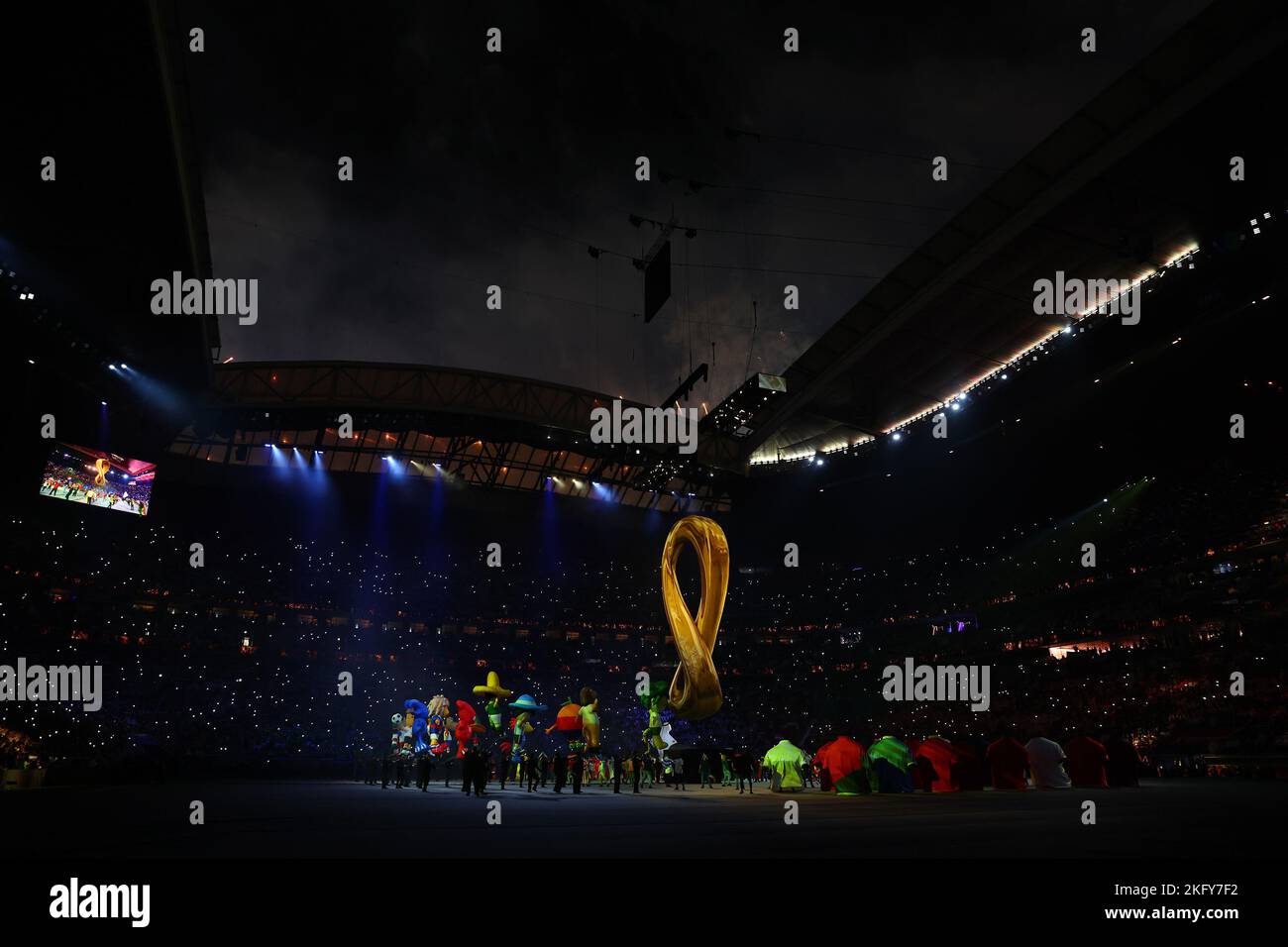 Doha, Qatar. 20th Nov, 2022. A general view of the opening ceremony ...