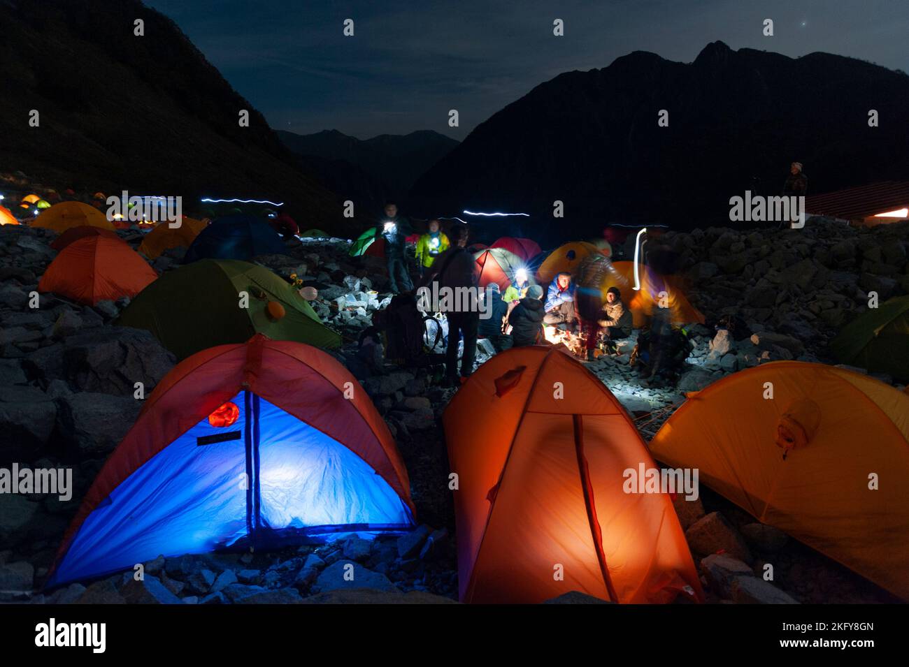 Karasawa campground hi-res stock photography and images - Alamy