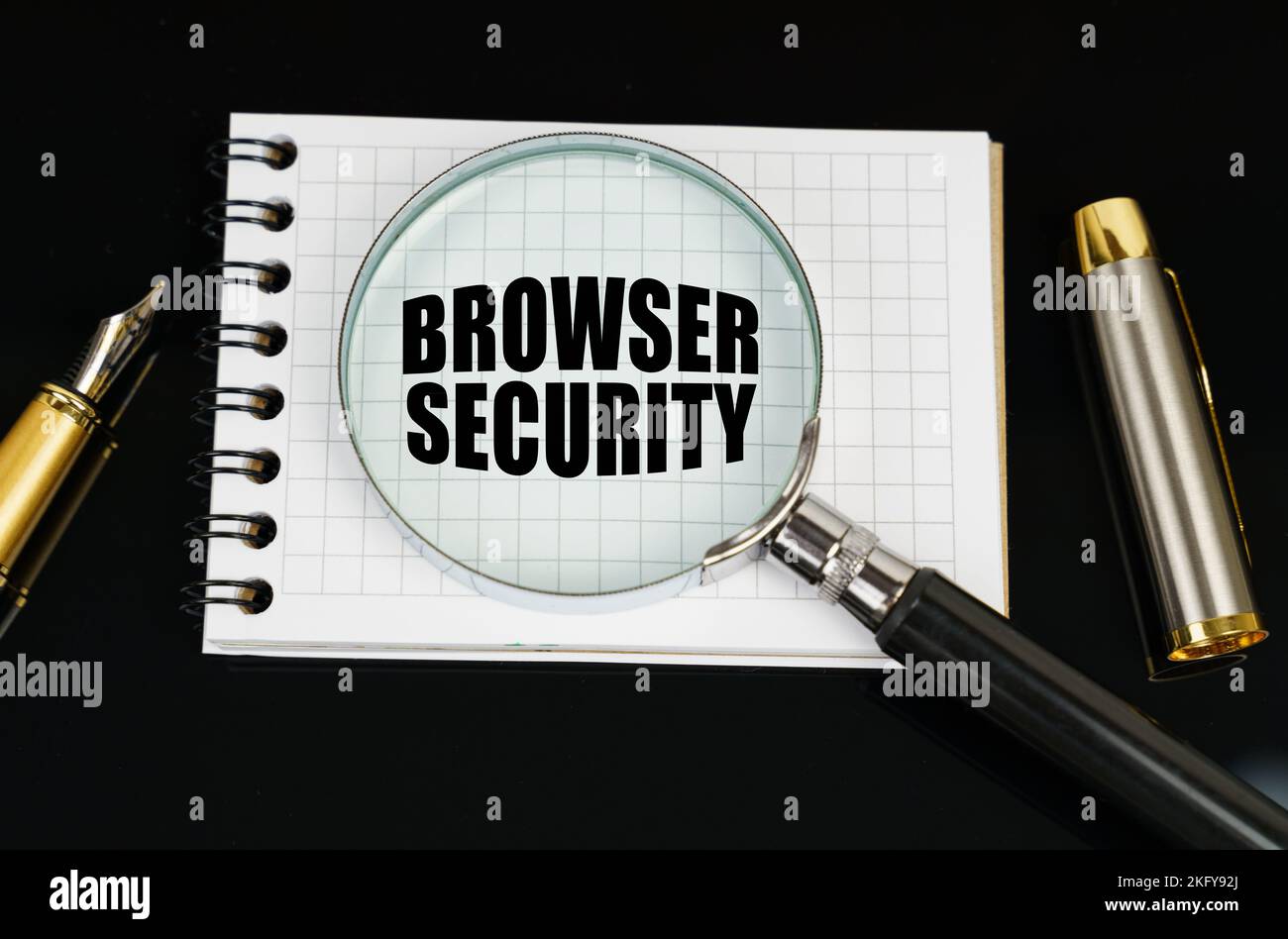 Unencrypted connection warning text on hi-res stock photography and ...