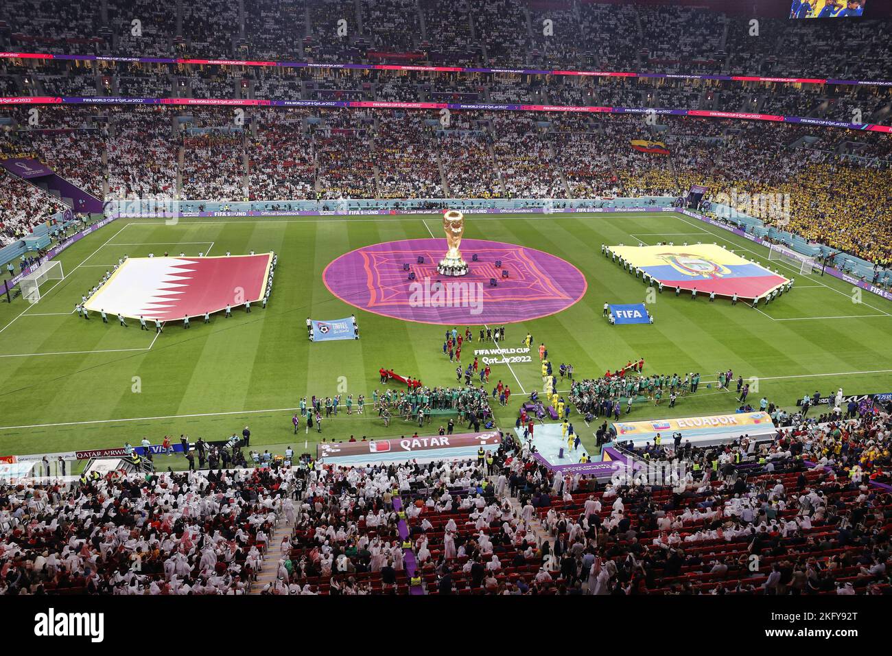 DOHA, 20-11-2022 Al-Bayt Stadium World Cup 2022 in Qatar between Qatar ...