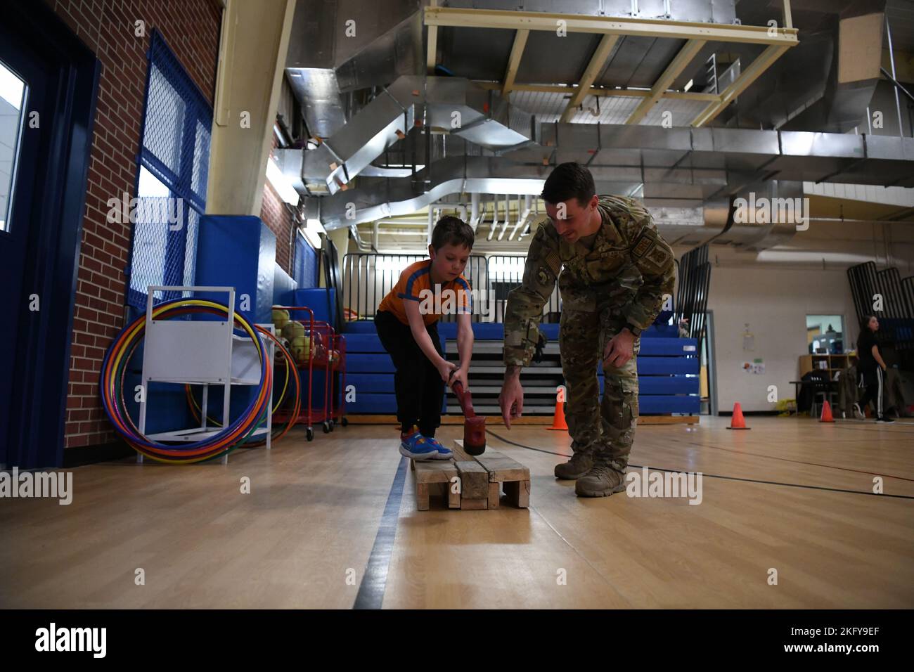 Airman Zachary Viddler, 319th Civil Engineer Squadron firefighter ...