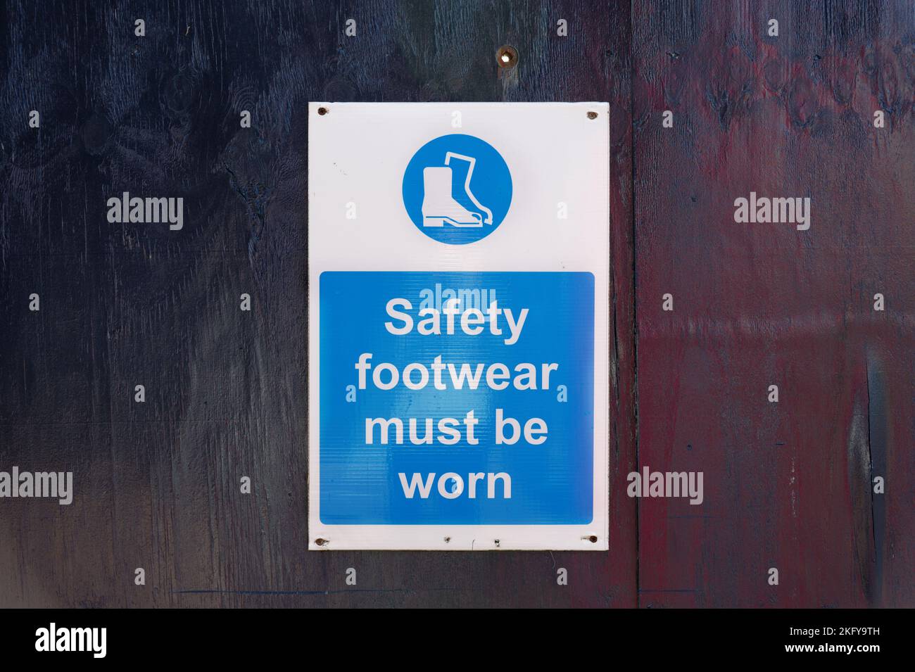 Construction Site Health And Safety Message Rules Sign Board Signage On