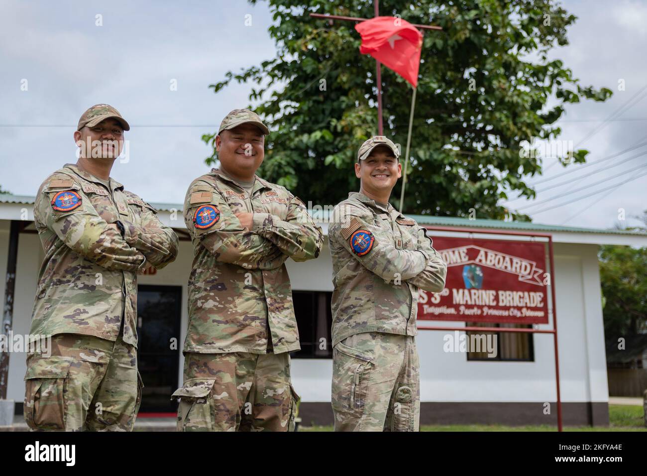 From left to right: U.S. Air Force Tech. Sgt. Cesar Salilican, MSgt ...