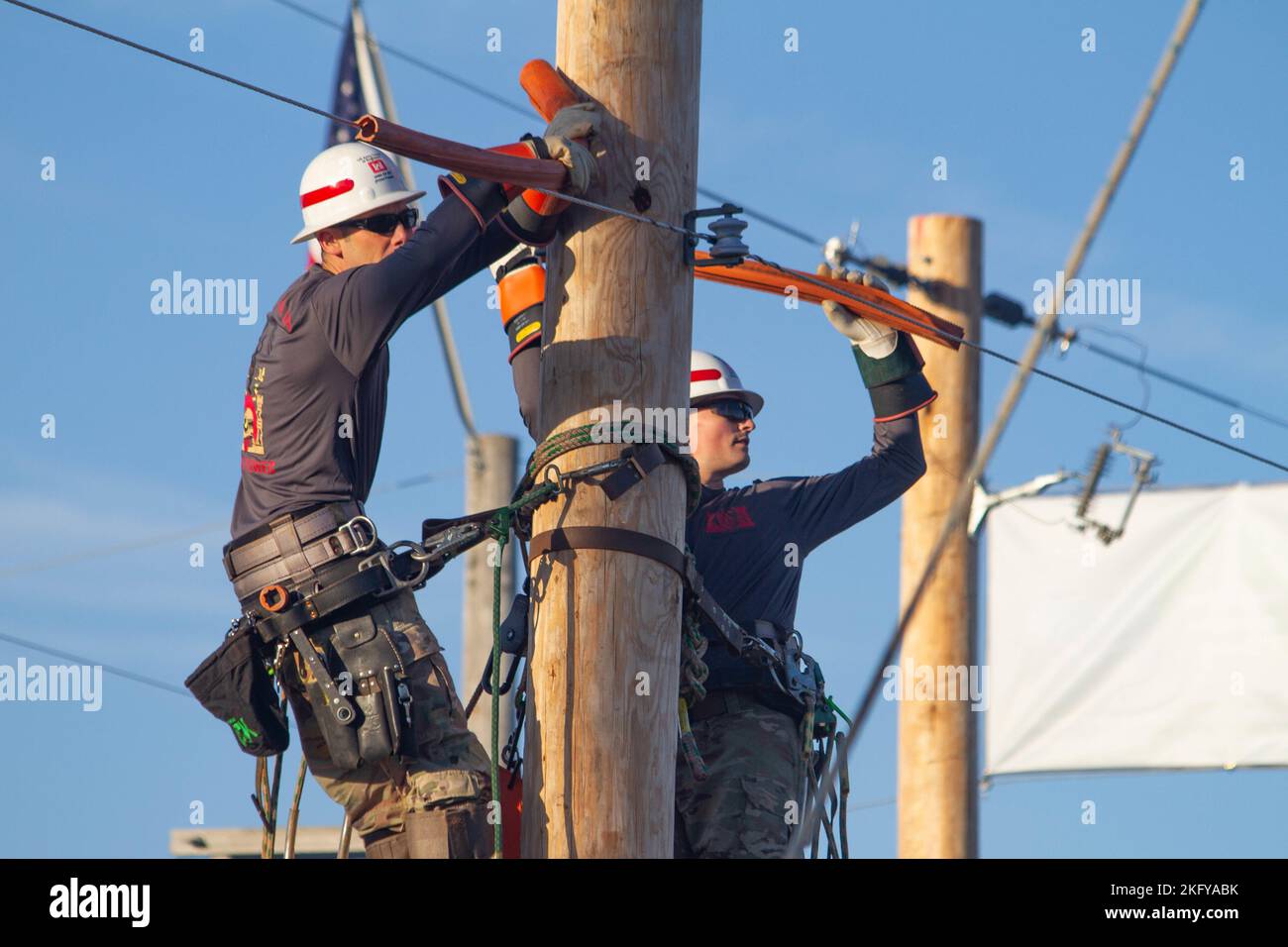 International linemans rodeo hi-res stock photography and images - Alamy