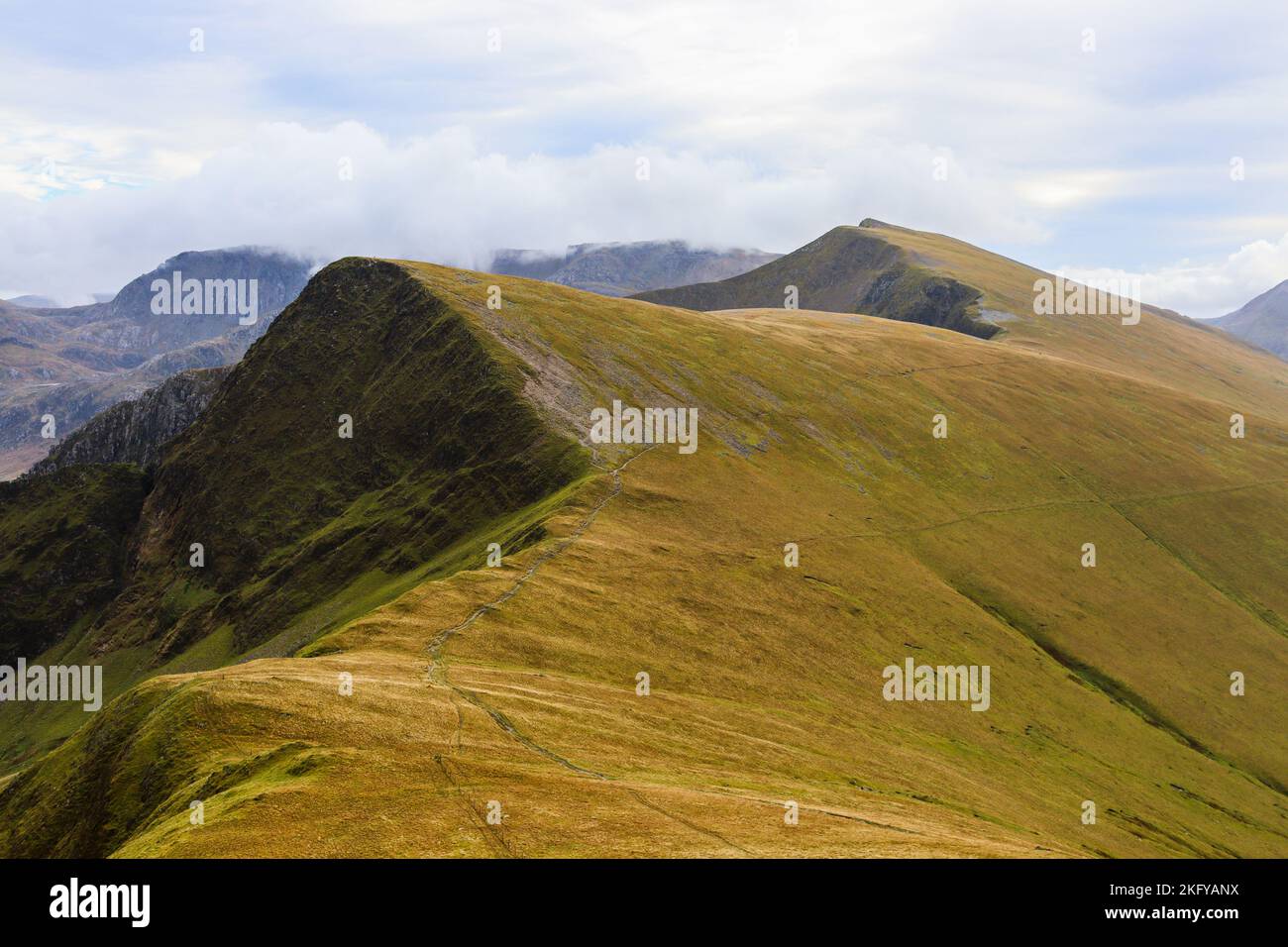 snowdonia glyderau carneddau wales Stock Photo - Alamy