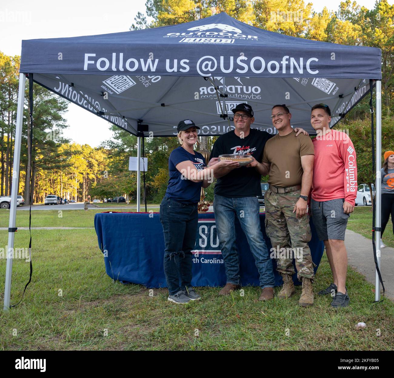 Sarah Nobriga (left), Seymour Johnson Air Force Base USO center ...