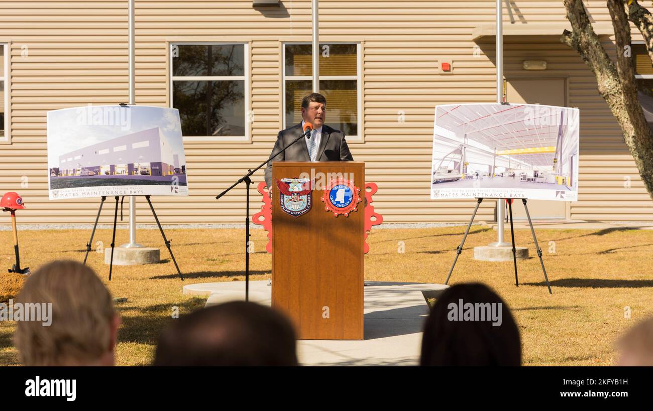 U.S. Congressman Steven Palazzo speaks on the expansion of the Maneuver ...