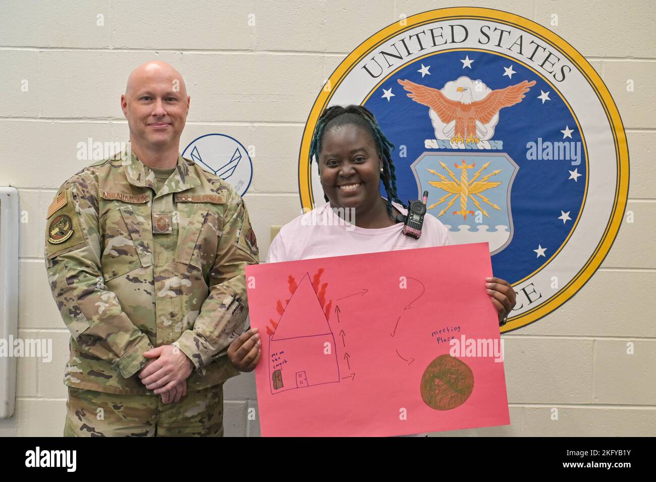 U.S. Air Force Chief Master Sgt. Mark Abrahamson, 23rd Civil Engineer ...