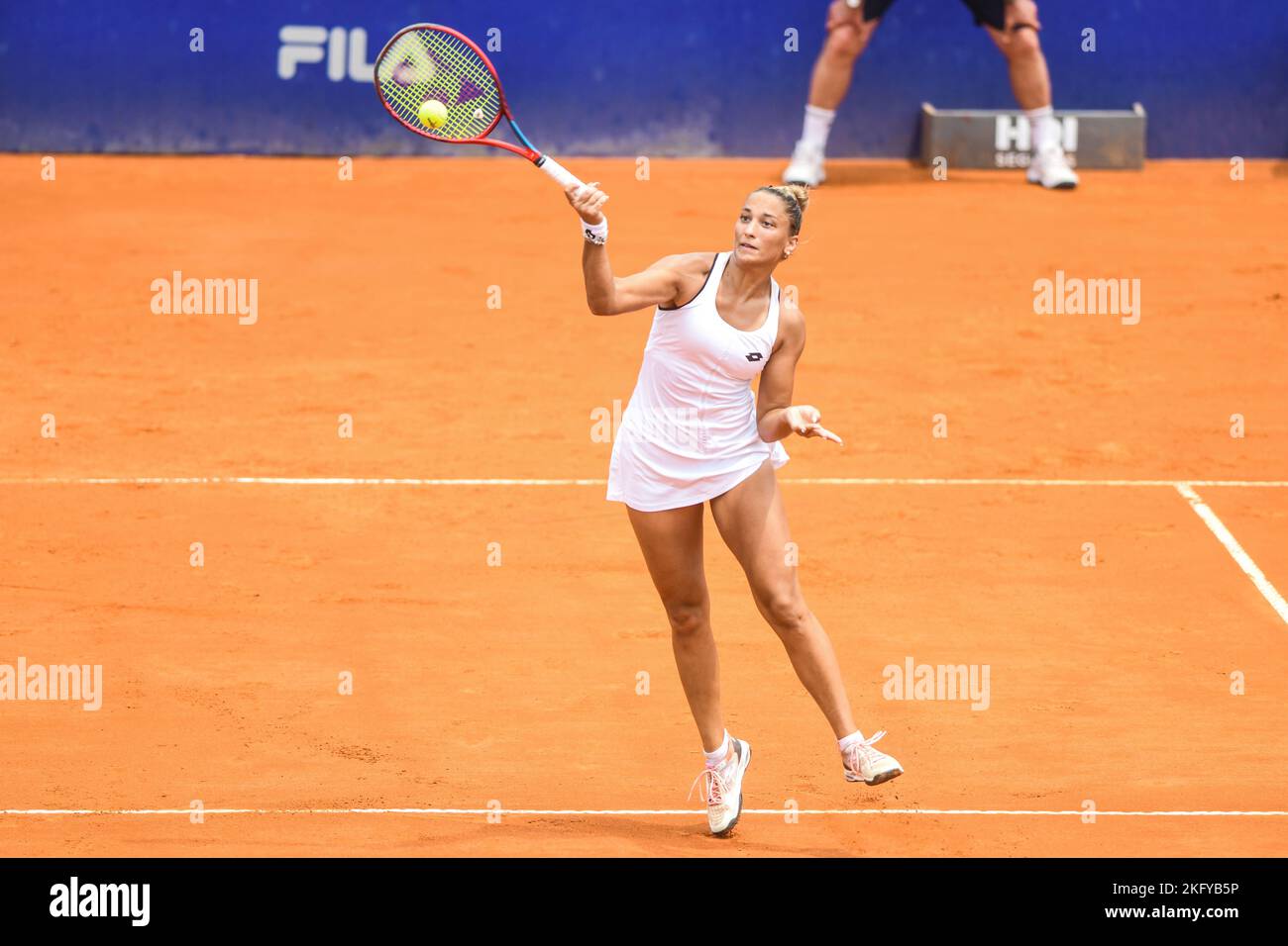 Panna Udvardy (Champion, Hungary). Argentina Open WTA 2022. Final Stock ...