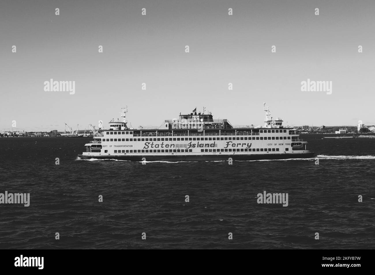 The State Island Ferry. It carry's the people of the city too and from ...