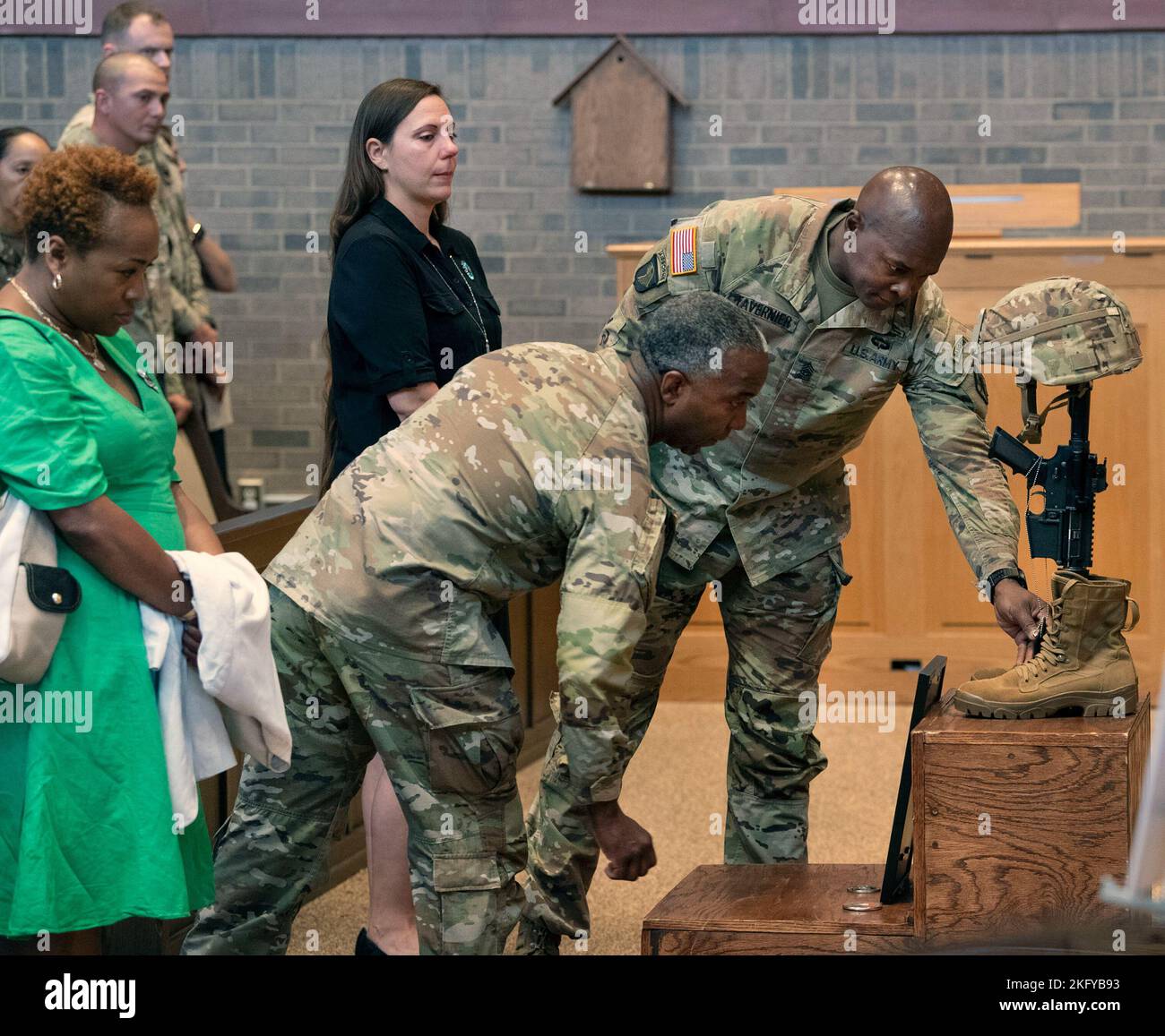 Brig. Gen. Jason E. Kelly, Fort Jackson commander, and Post Command Sgt ...