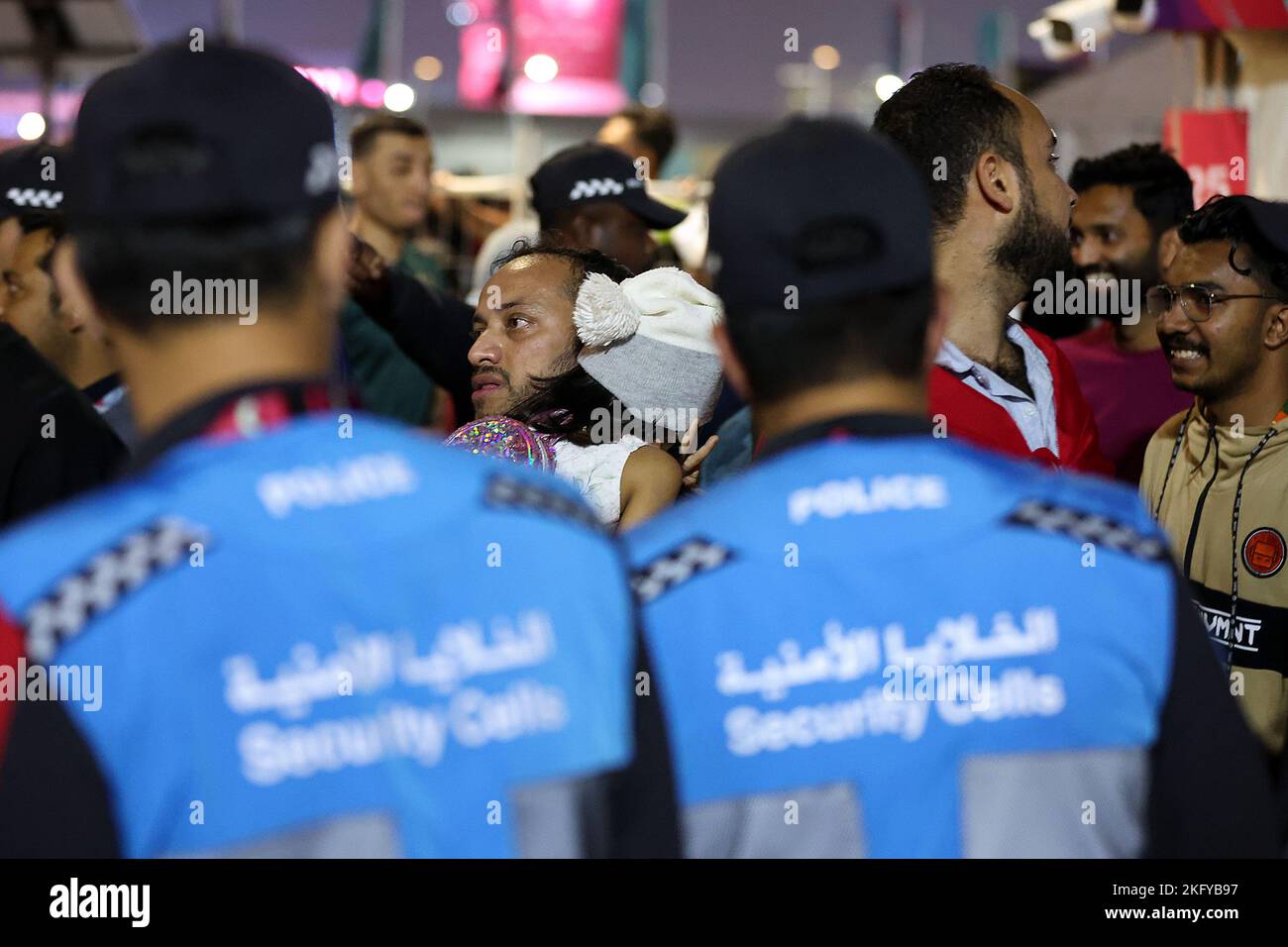 Doha, Qatar. 20 November, 2022. Thousands of supporters were trying to ...
