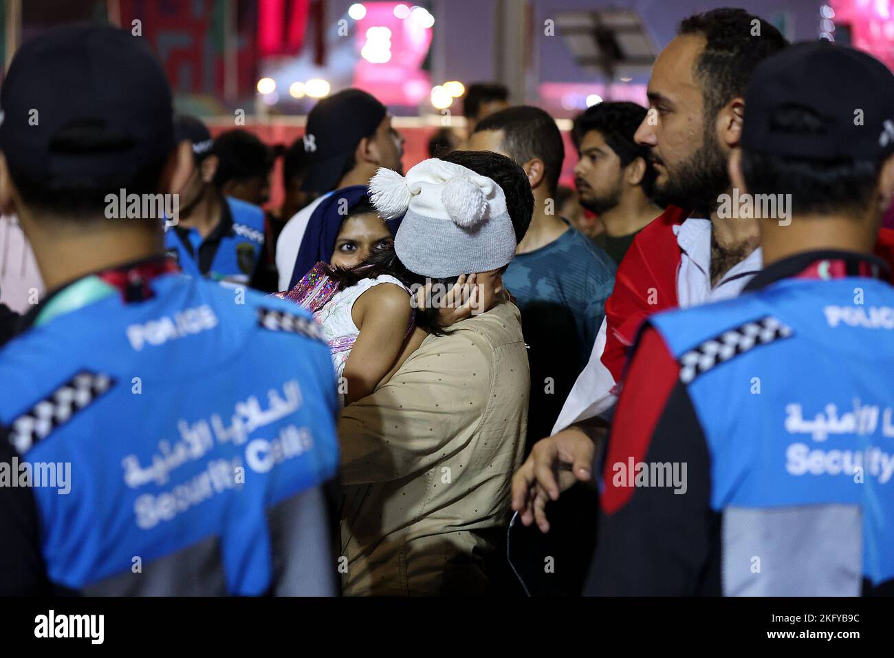 Doha, Qatar. 20 November, 2022. Thousands of supporters were trying to access the FIFA Fan ...