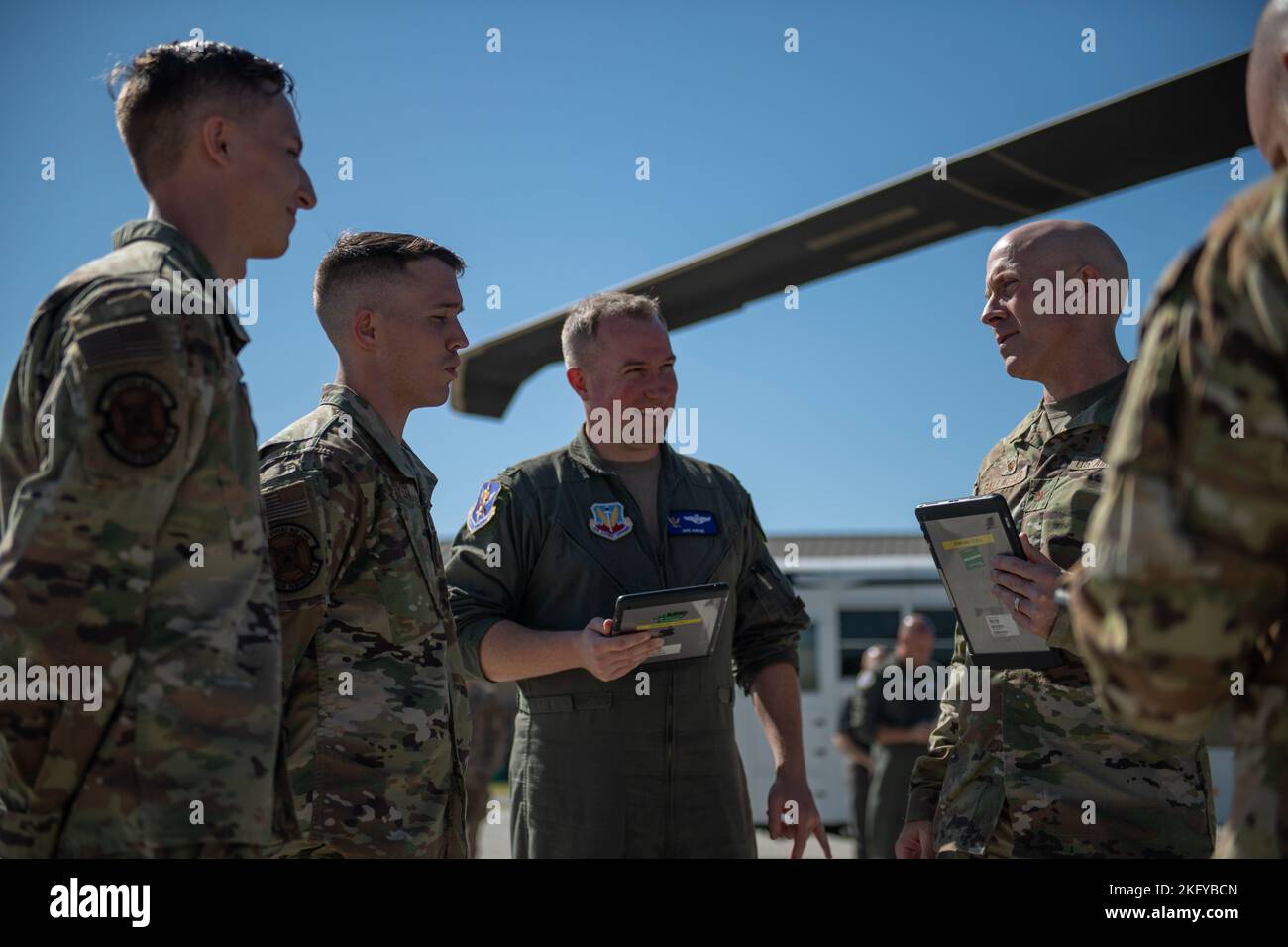 U.S. Air Force Col. Michael Gallagher, 23rd Mission Support Group ...