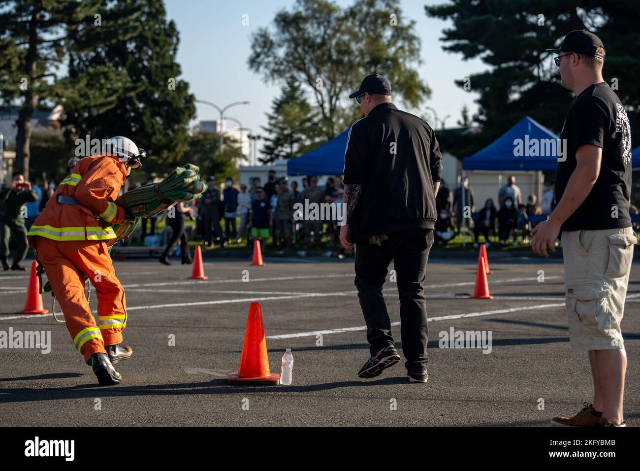 A Team Misawa member participates in the annual Fire Prevention Week ...