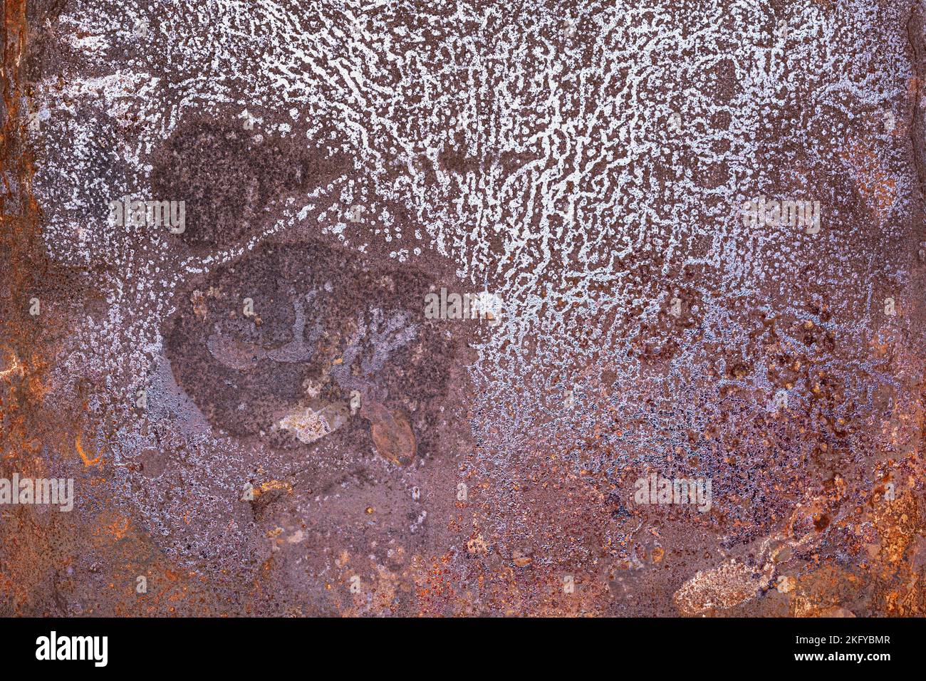 Rust and oxidized metal background. Grunge rusted metal texture. Old ...