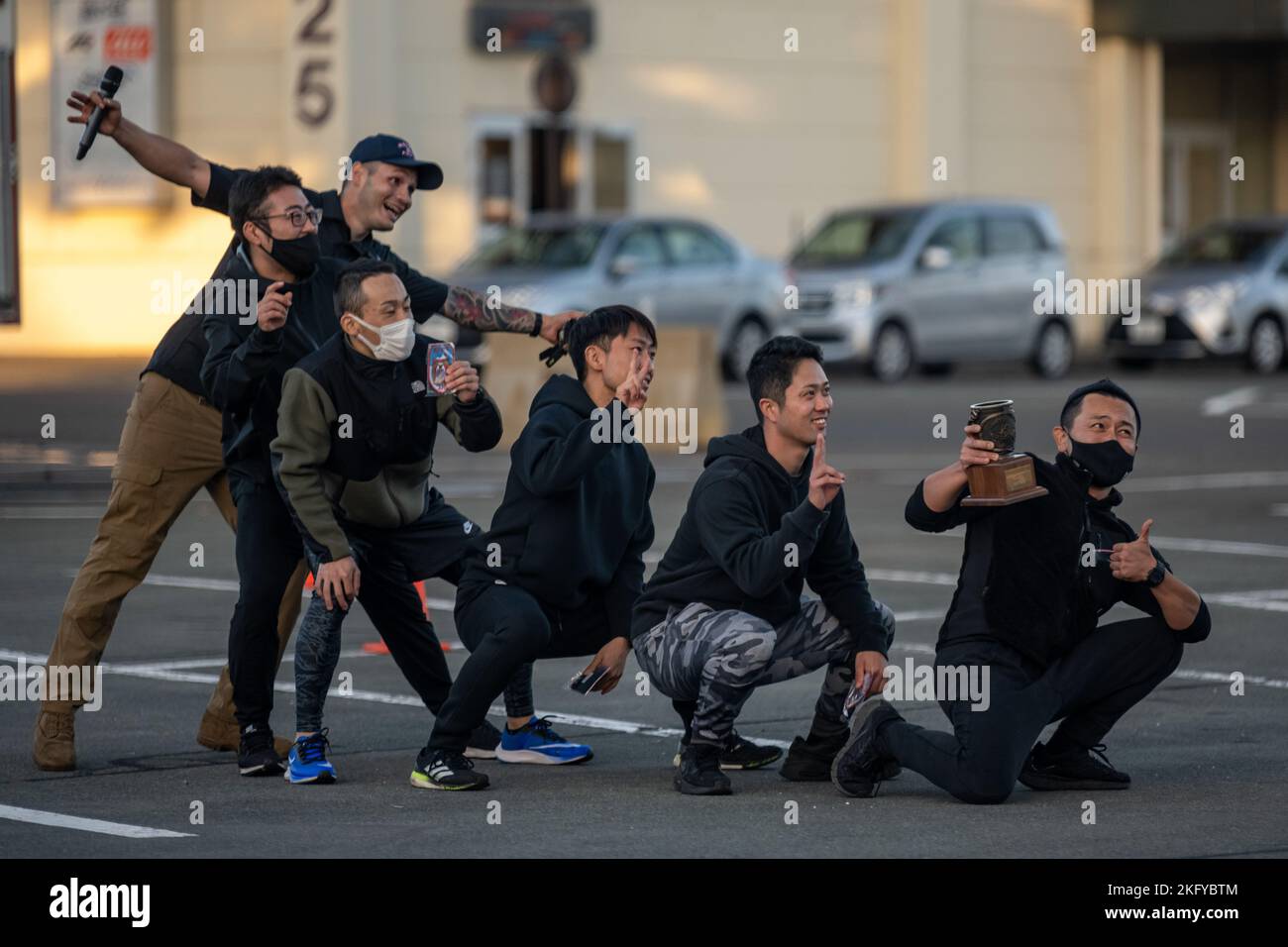 Participants in the annual Fire Prevention Week Fire Muster competition ...