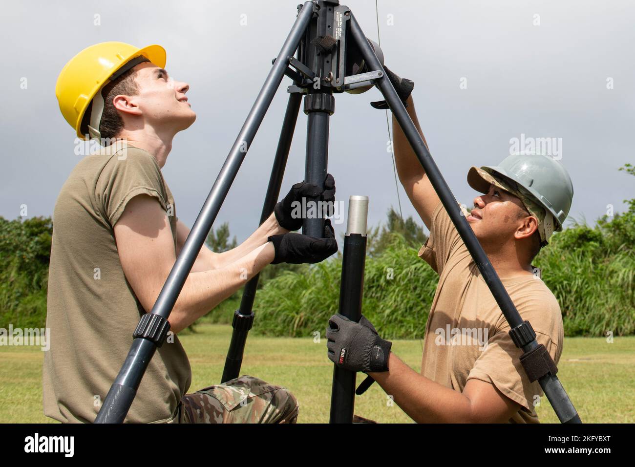 U.S. Air Force Airmen assigned to the 353rd Special Operations Support ...