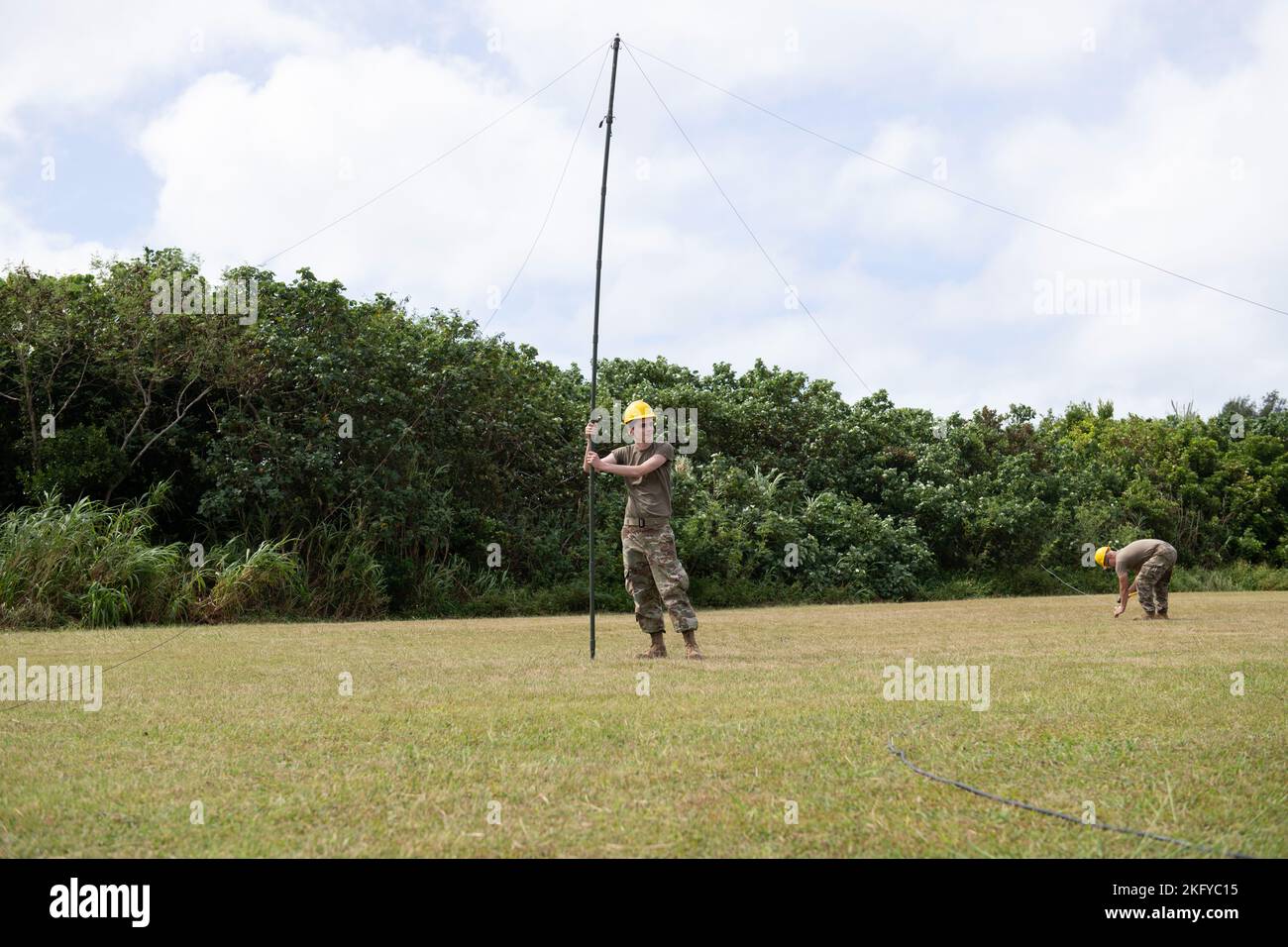 U.S. Air Force Airmen assigned to the 353rd Special Operations Support ...