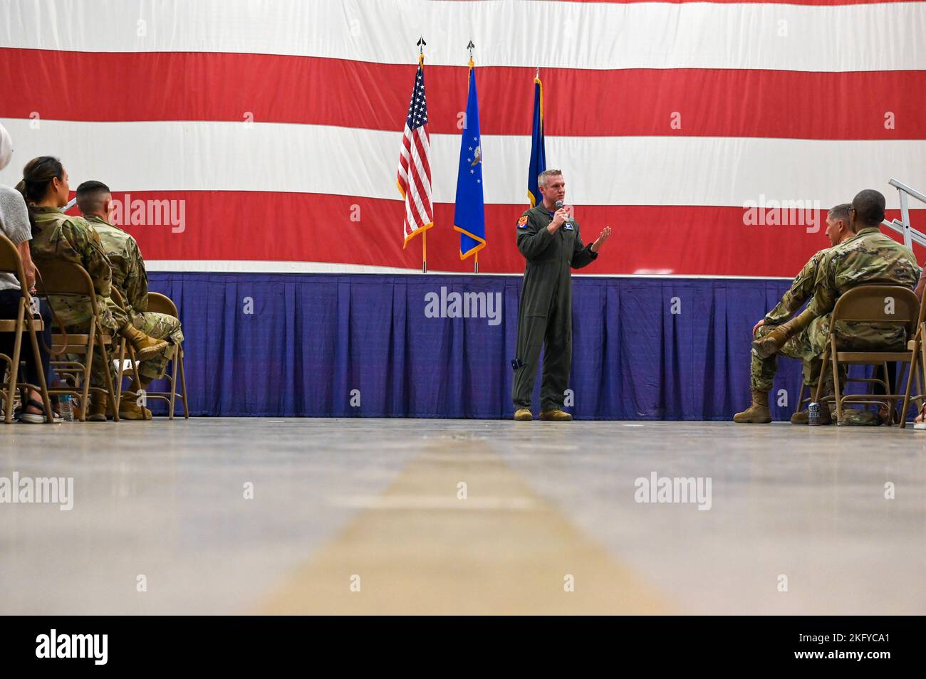 U.S. Air Force Brig. Gen. Jason Rueschhoff, 56th Fighter Wing commander ...