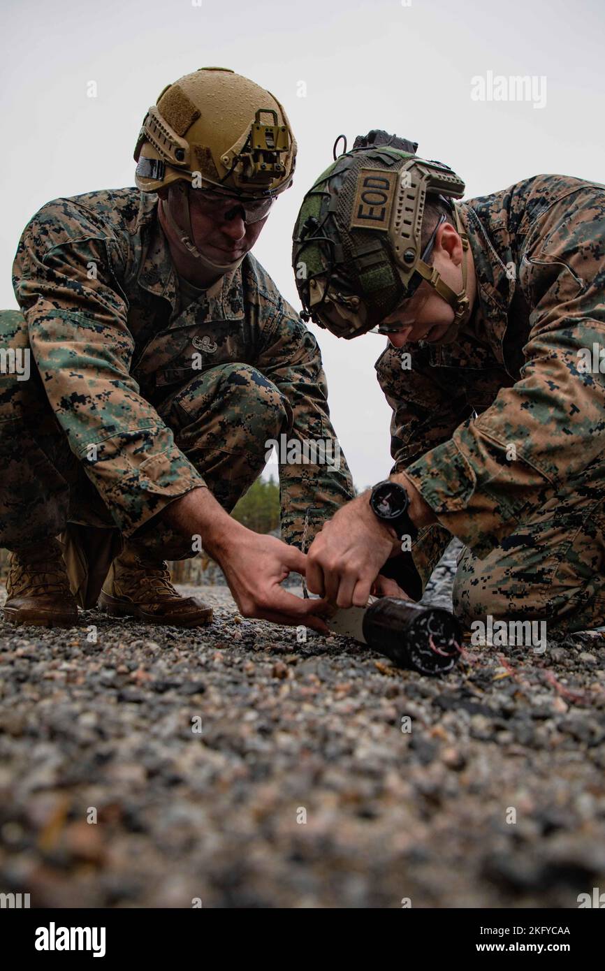 U.S. Marine Corps Staff Sgt. Jacob Lipham, left, and Sgt. William West ...