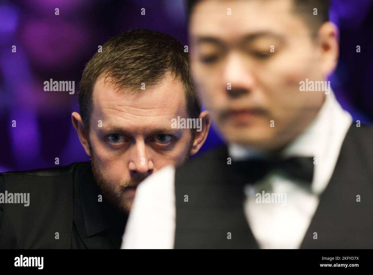 Northern Ireland’s Mark Allen during day nine of the Cazoo UK Snooker ...