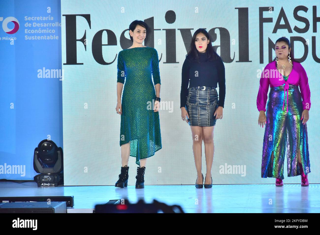 Leon, Mexico. 19 NOV 2022: BJXMODA Fashion designers Susana Goerne ...