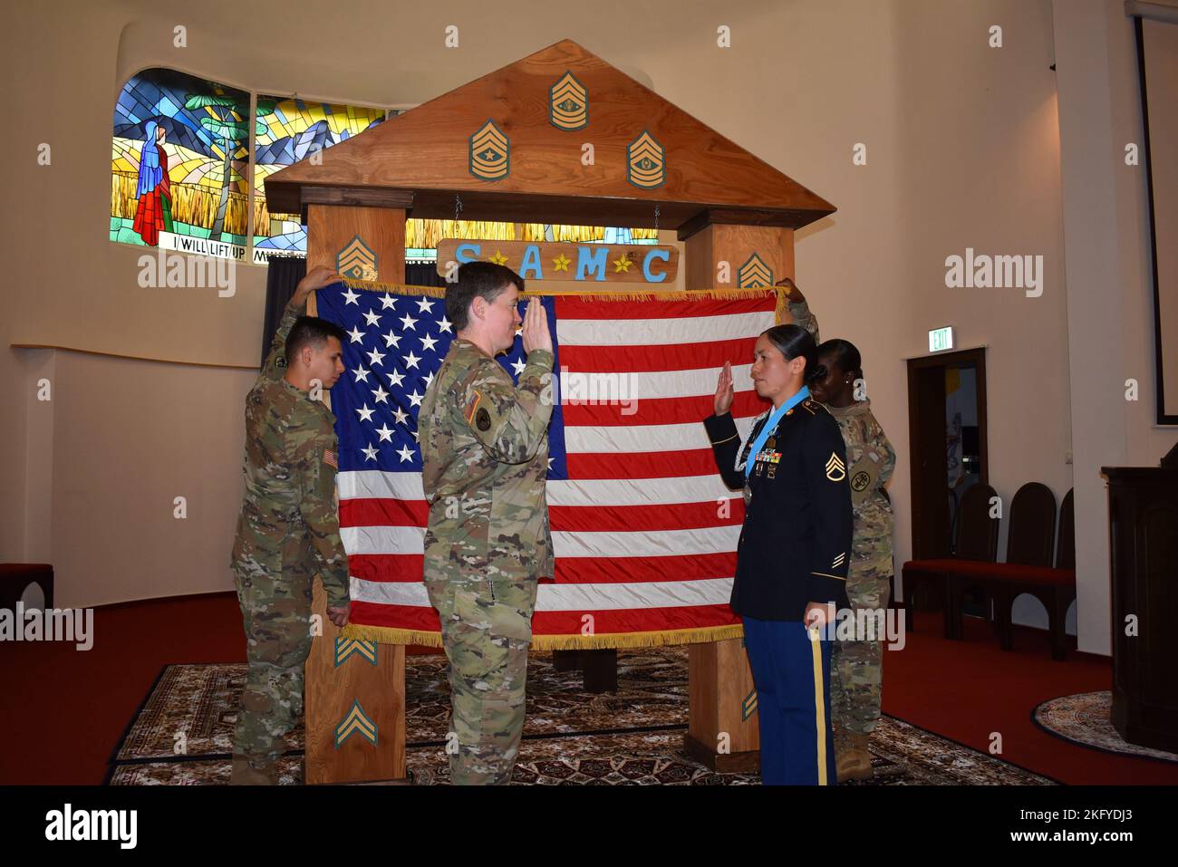 Staff Sgt. Keila Ortiz-Cabrera's induction to the Sergeant Audie Murphy ...