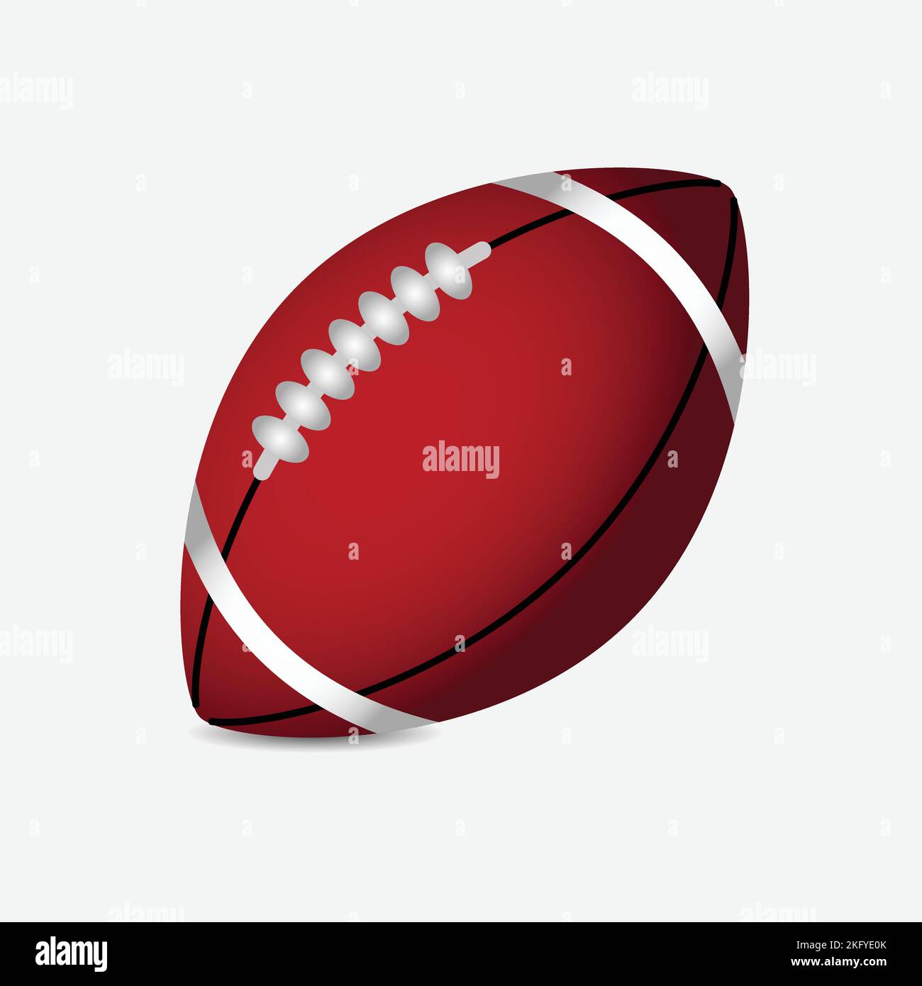 American Football Ball icon, Sport Concept, Flat Style. - Vector ...