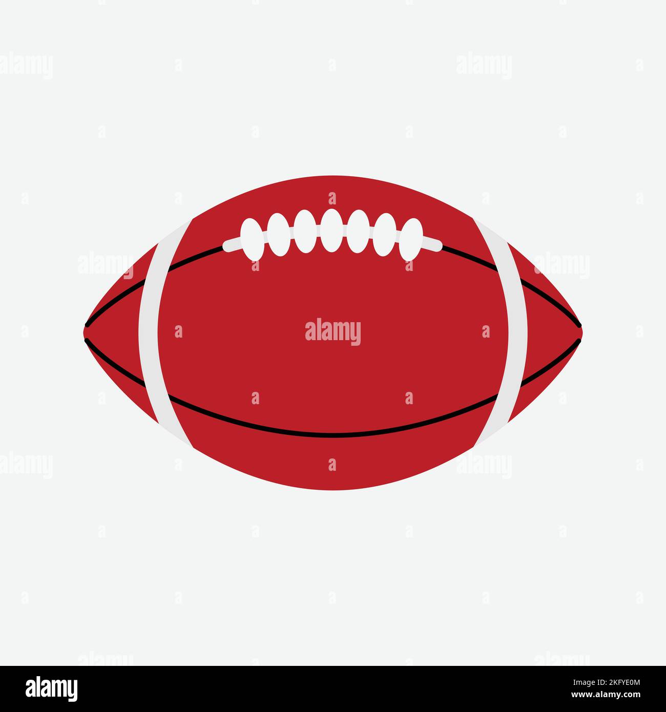 American Football Ball icon, Sport Concept, Flat Style. - Vector ...