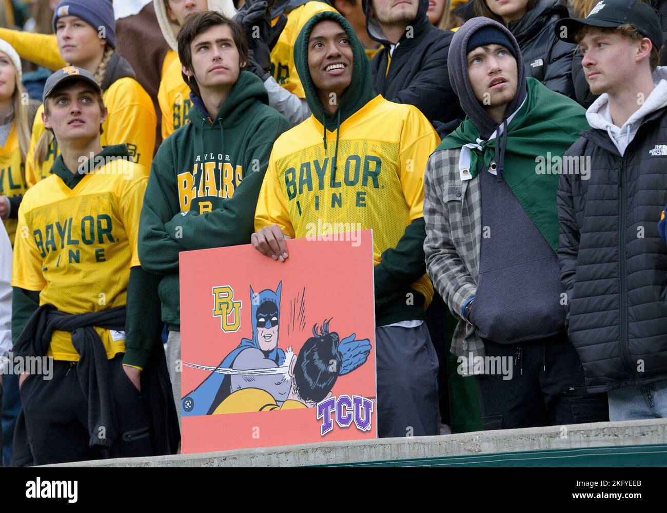 Waco, Texas, USA. 19th Nov, 2022. Baylor Bears fans during the 2nd half ...