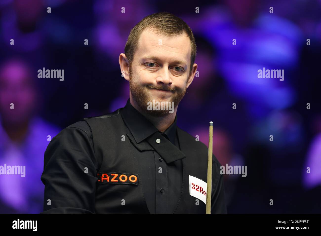 Northern Ireland’s Mark Allen during day nine of the Cazoo UK Snooker ...